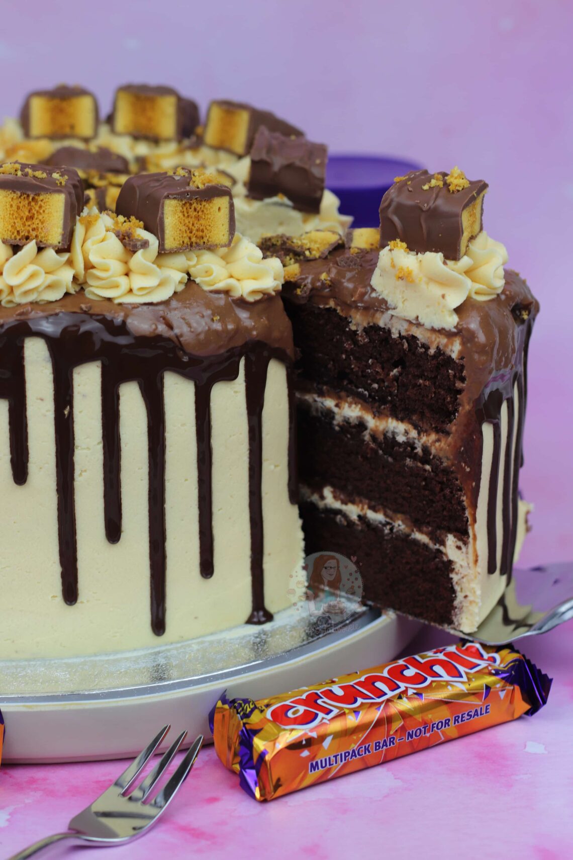Crunchie Drip Cake! - Jane's Patisserie