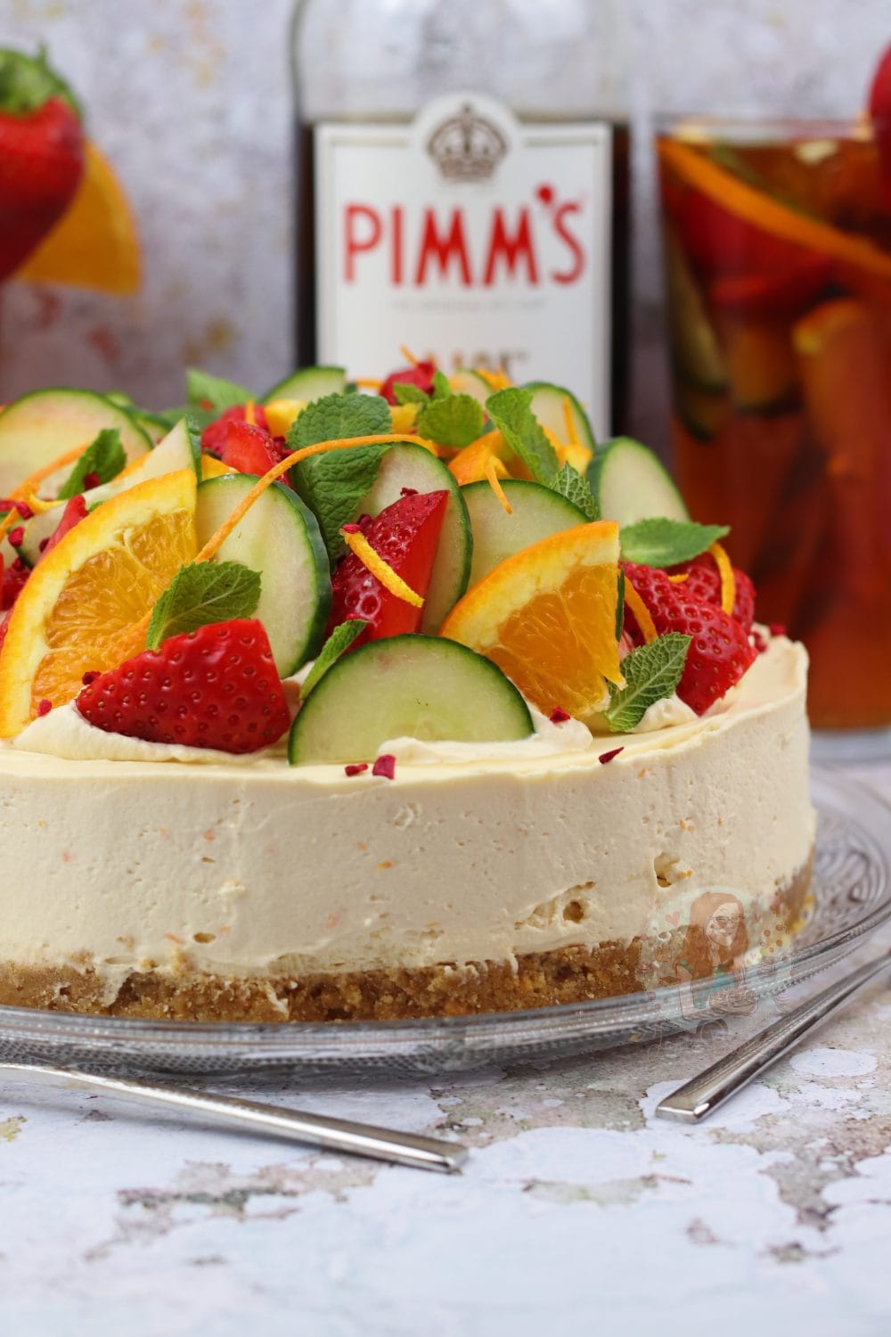 Pimm's Cheesecake - Jane's Patisserie