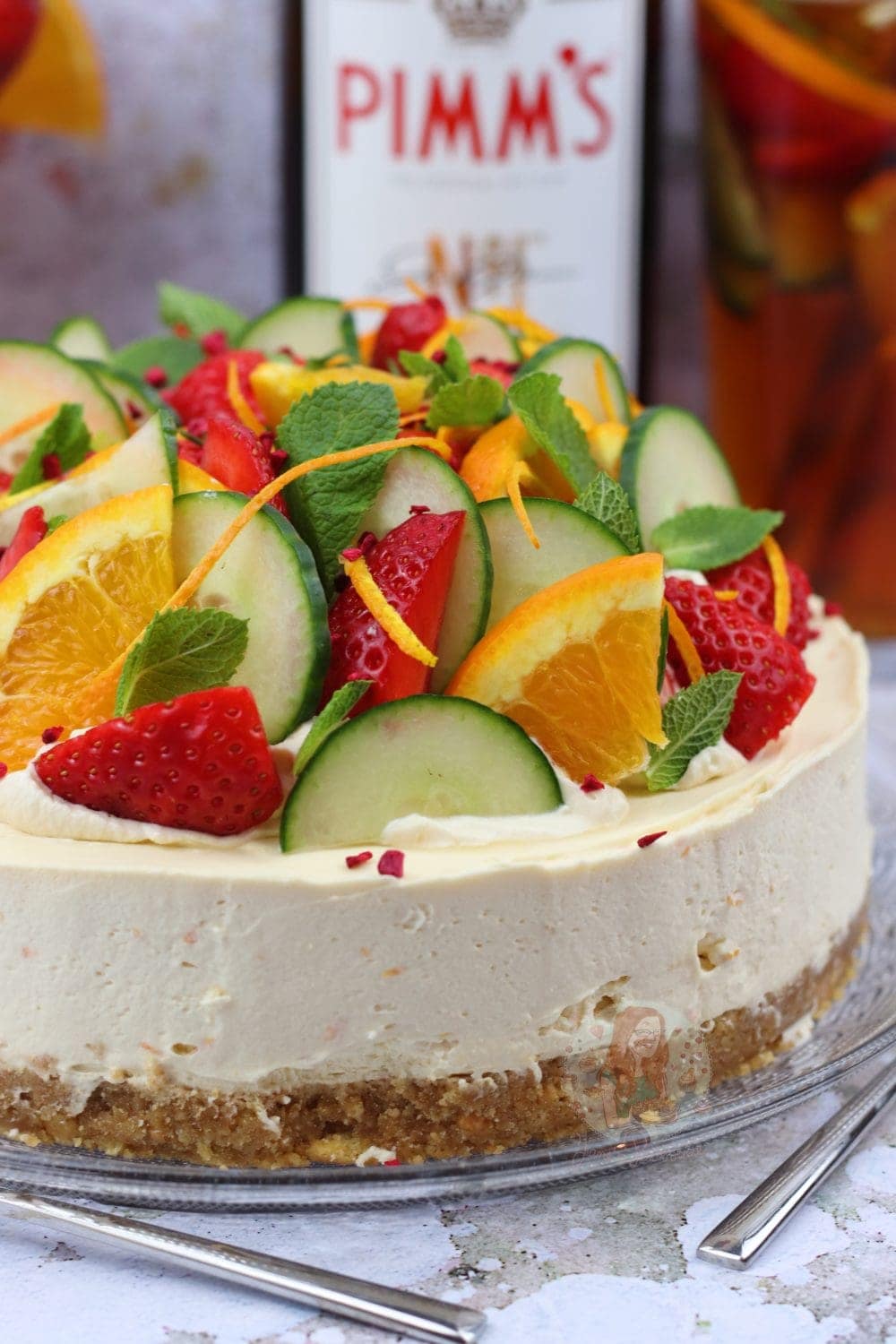Pimm's Cheesecake - Jane's Patisserie