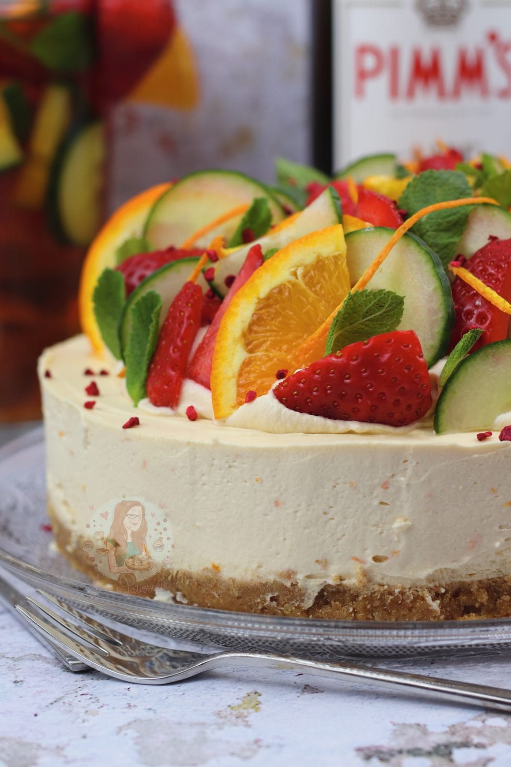 Pimm's Cheesecake - Jane's Patisserie