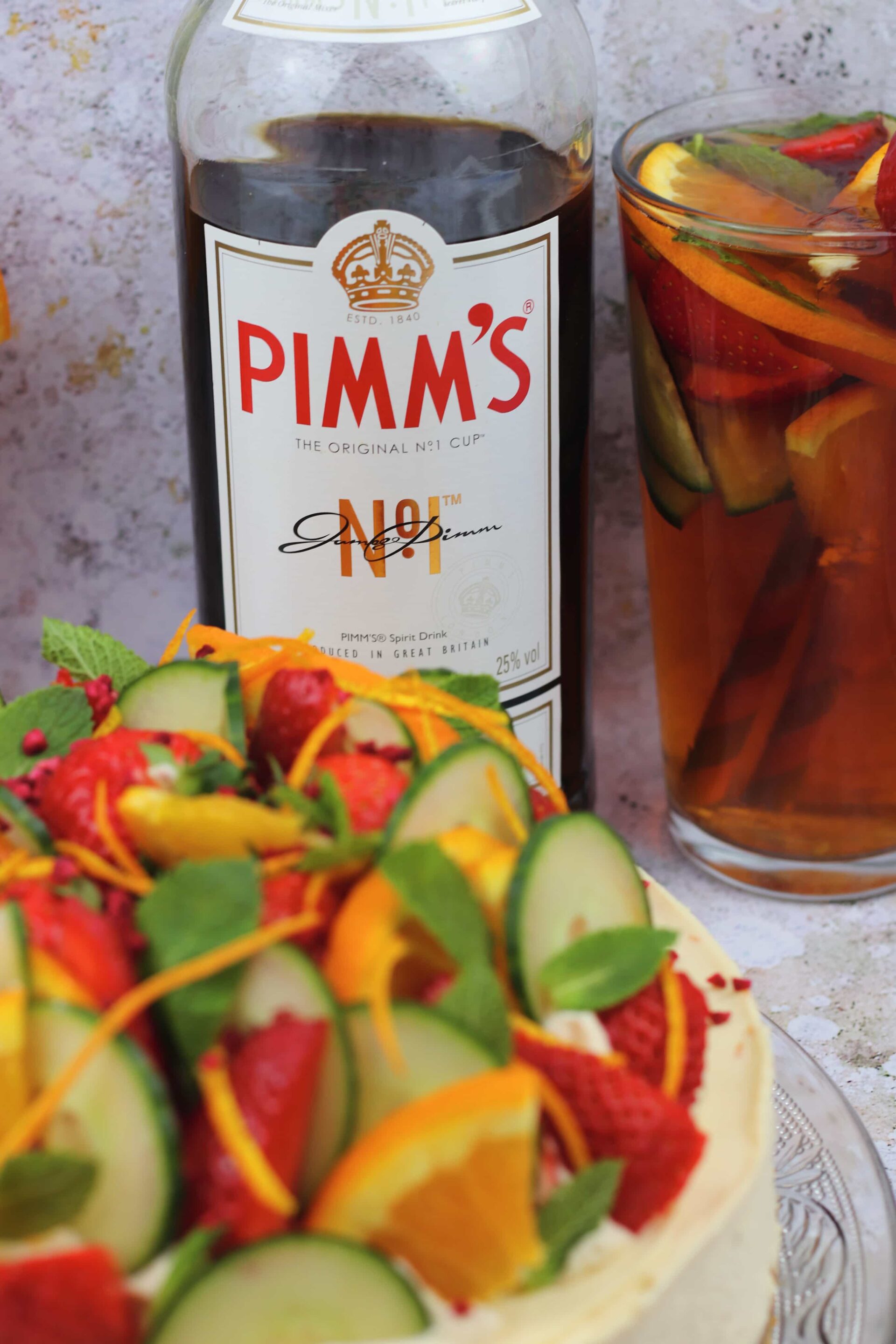 Pimm's Cheesecake - Jane's Patisserie