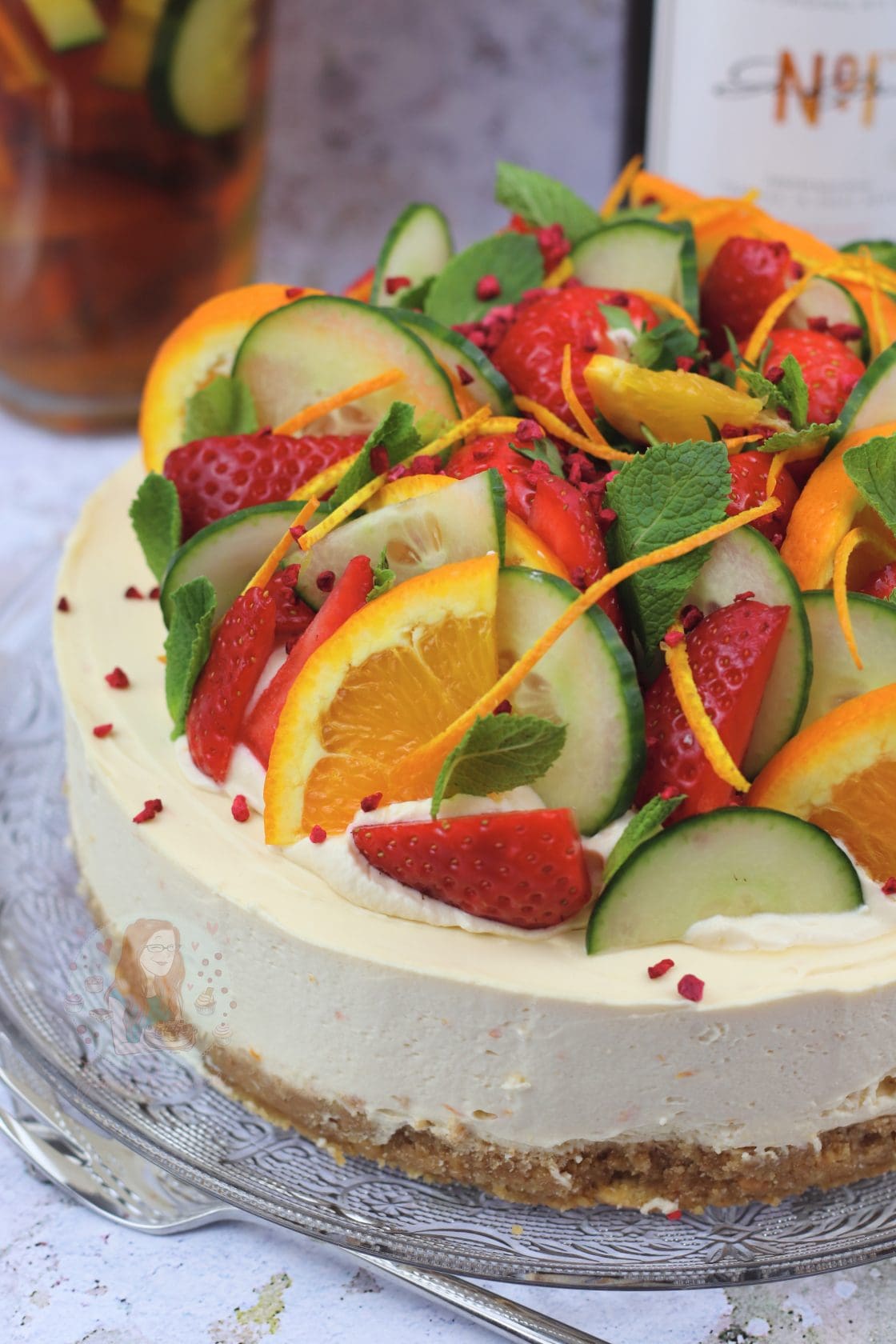 Pimm's Cheesecake - Jane's Patisserie