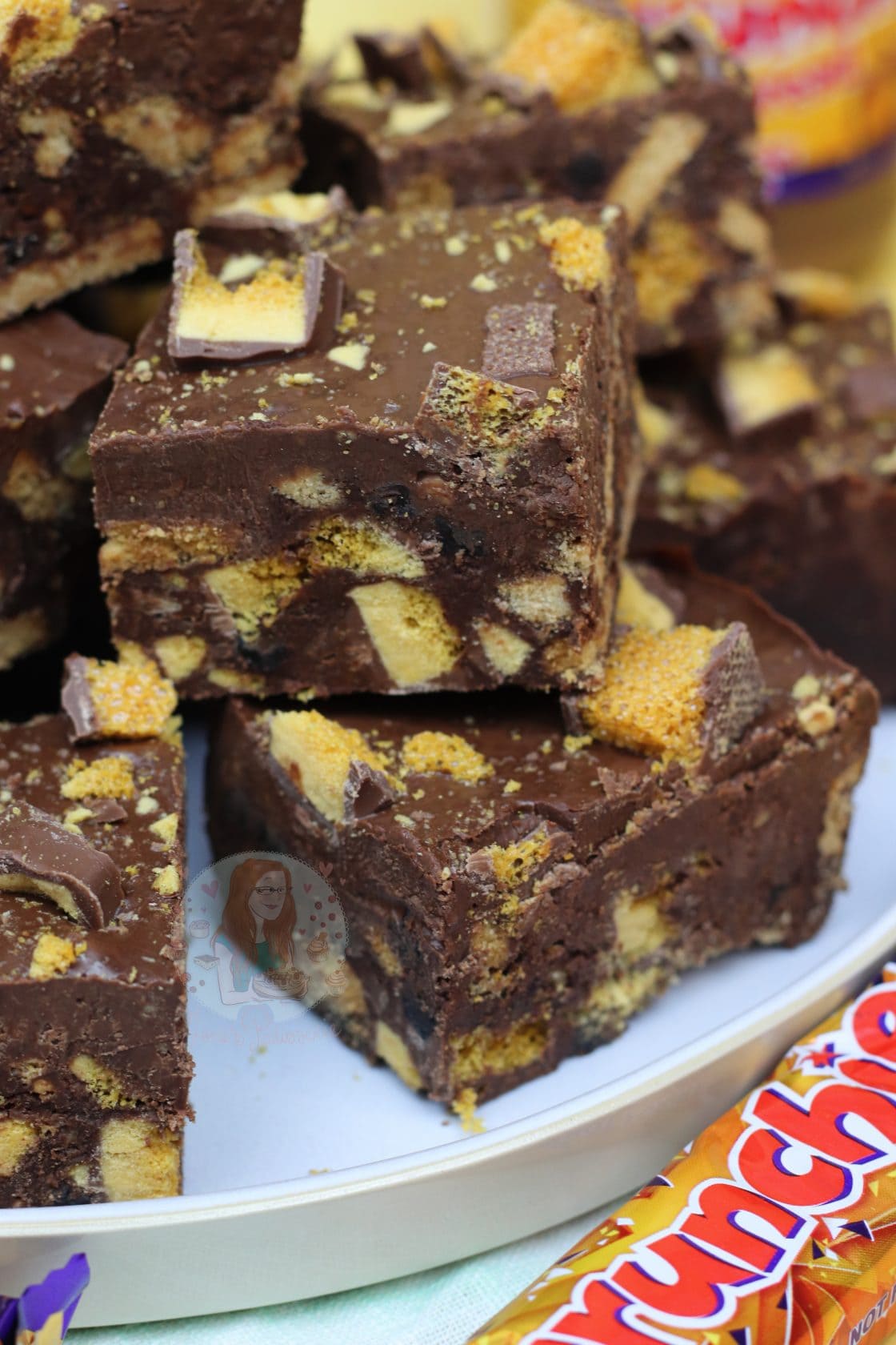 Honeycomb Crunchie Tiffin! - Jane's Patisserie