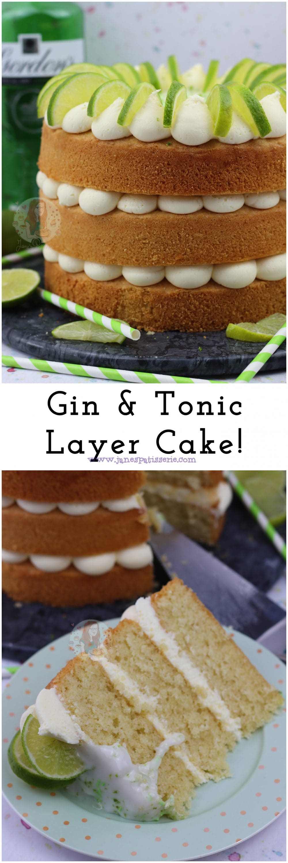 Gin and Tonic Cake - Jane's Patisserie