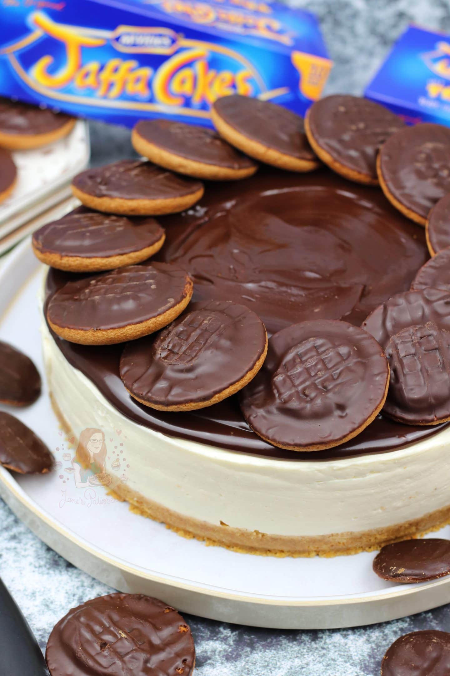 Jaffa Cake Cheesecake - Jane's Patisserie