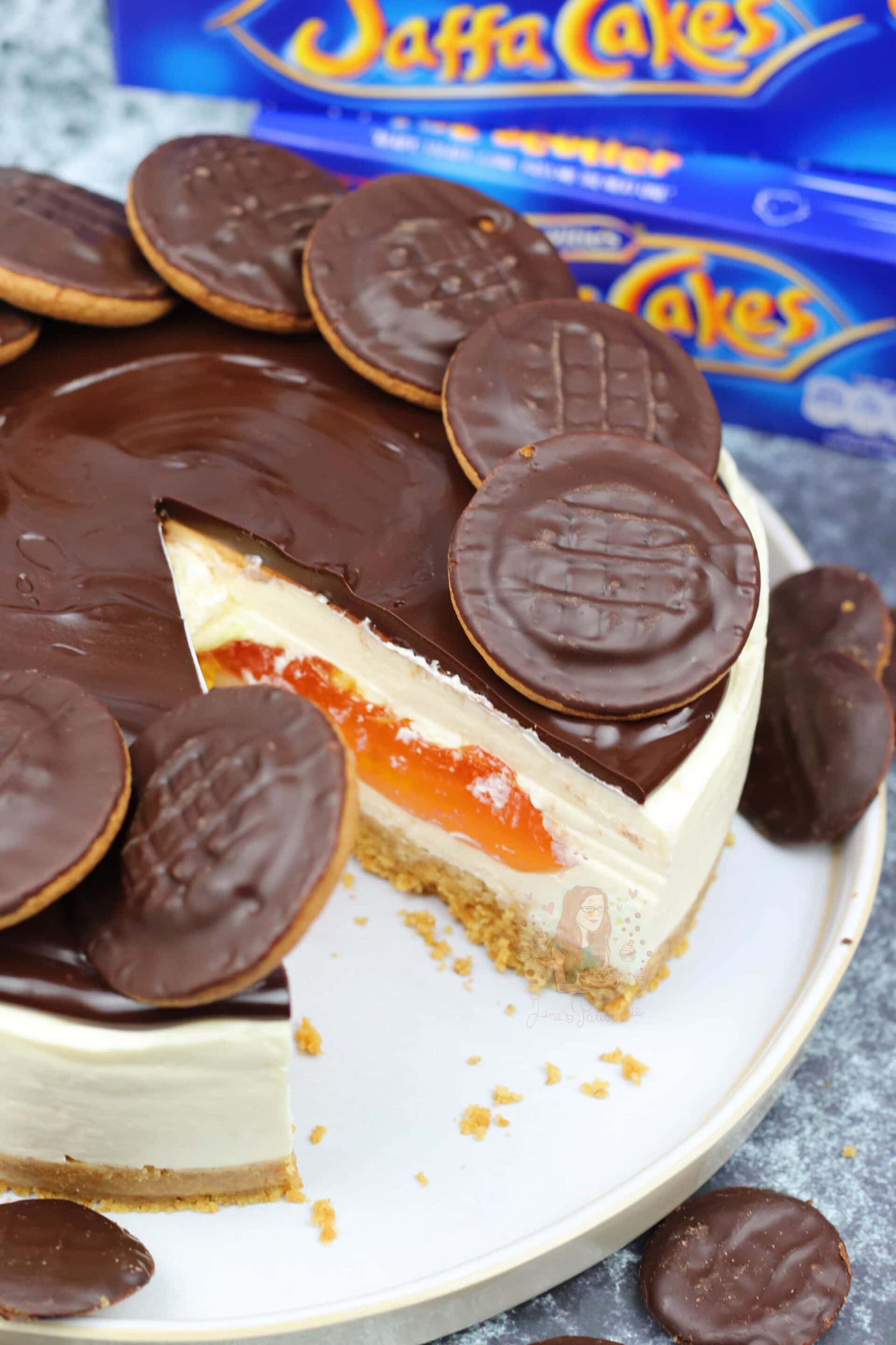 Jaffa Cake Cheesecake - Jane's Patisserie