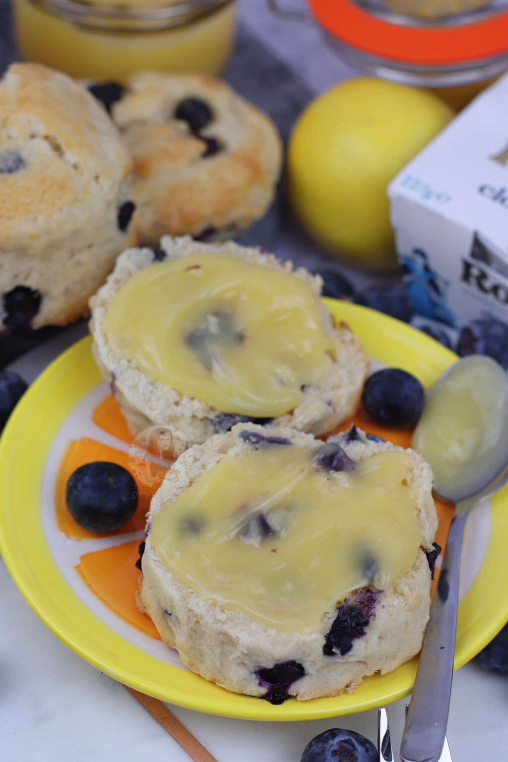 Lemon Blueberry Scones! - Jane's Patisserie