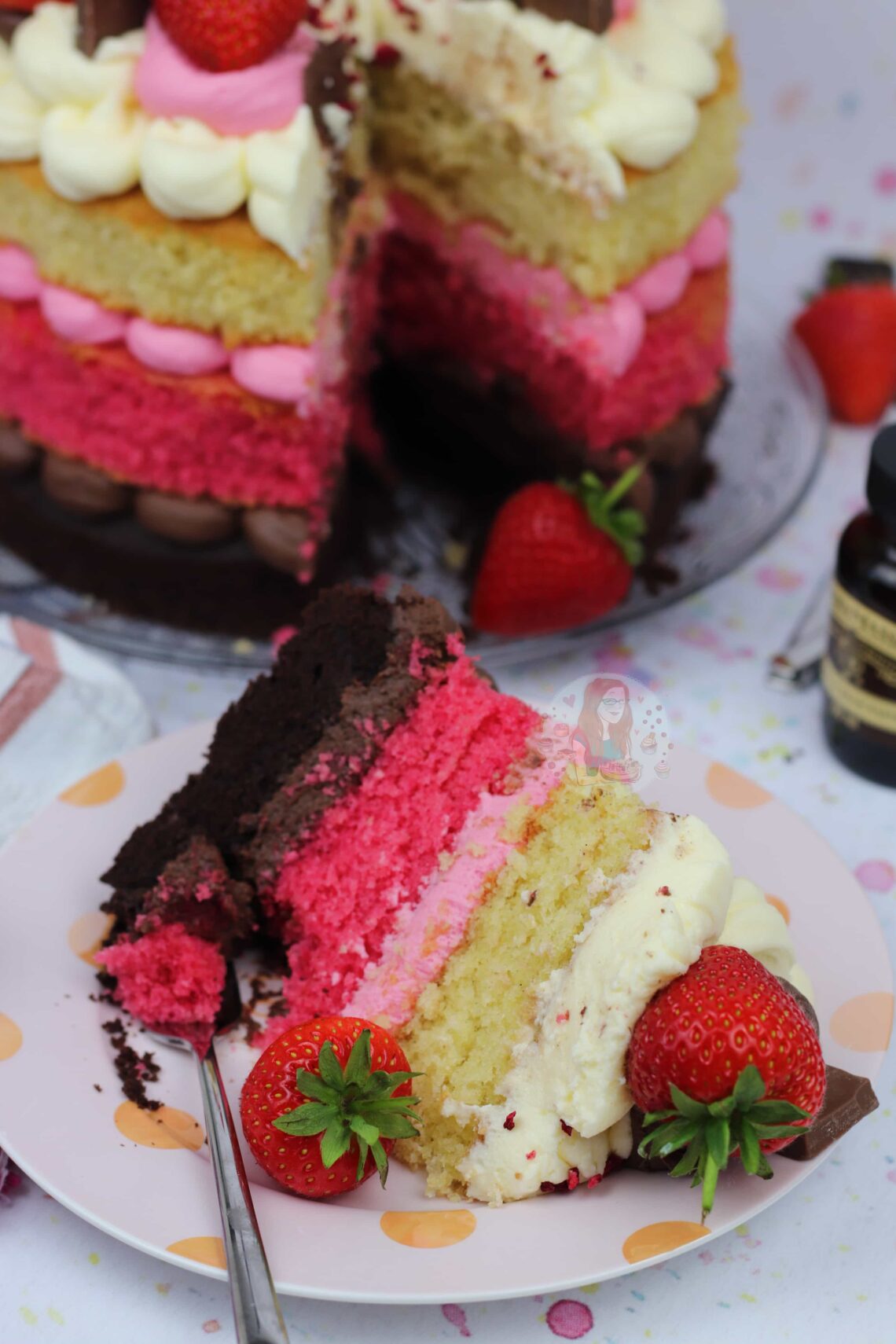 Neapolitan Cake! - Jane's Patisserie