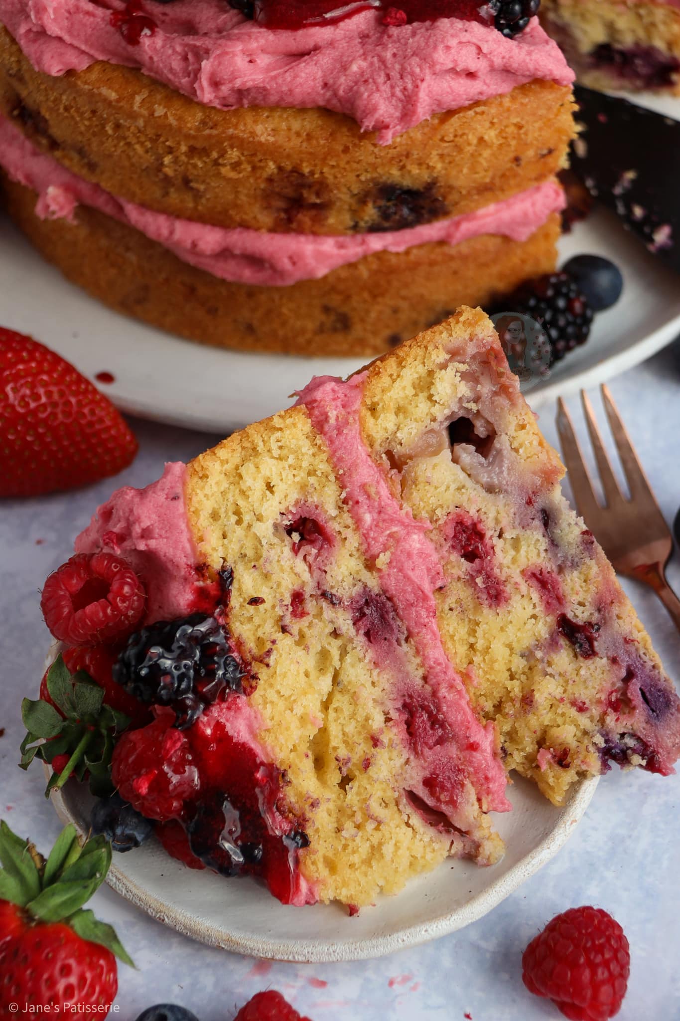 Summer Berry Cake! - Jane's Patisserie