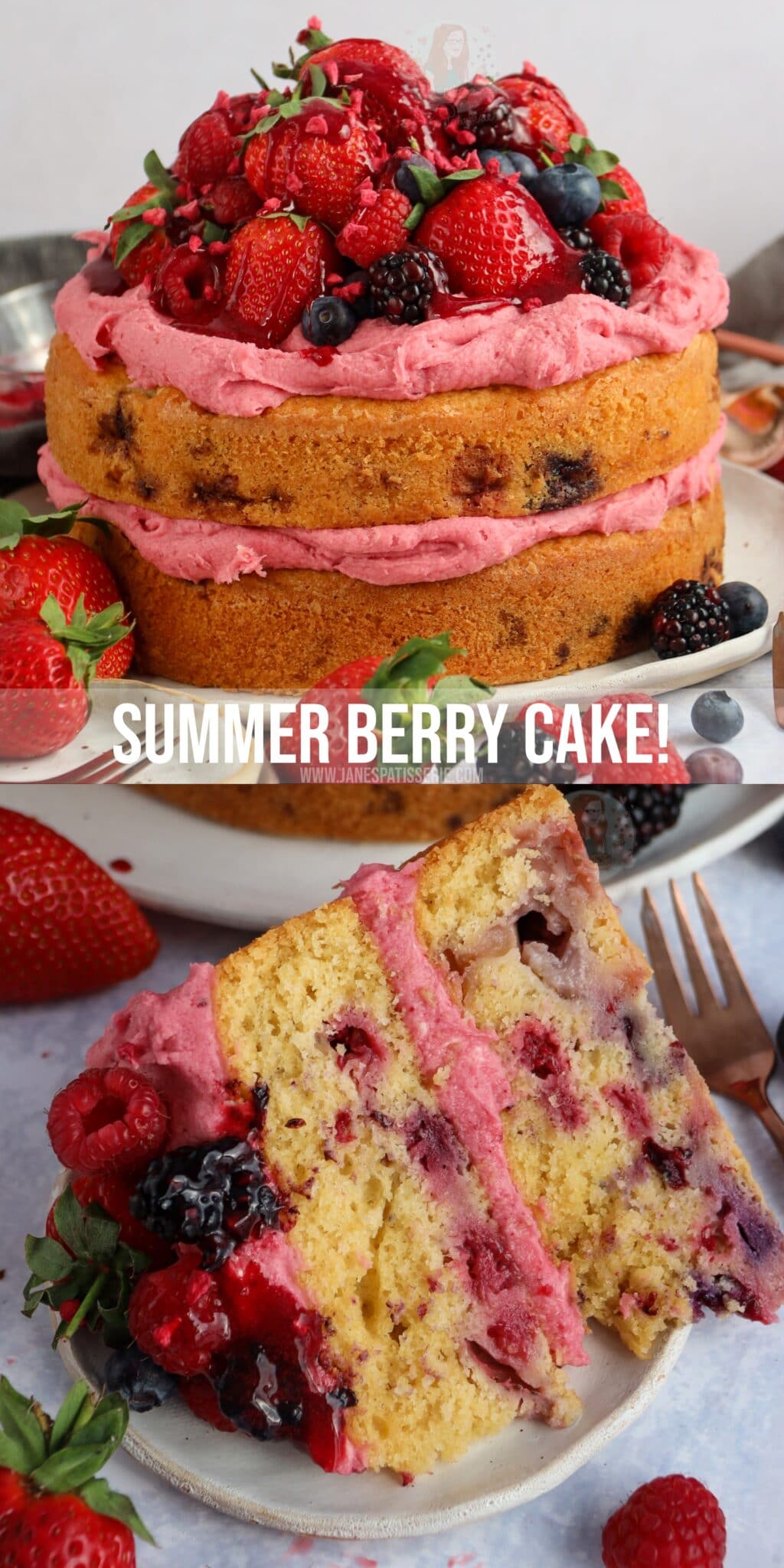 Summer Berry Cake! - Jane's Patisserie
