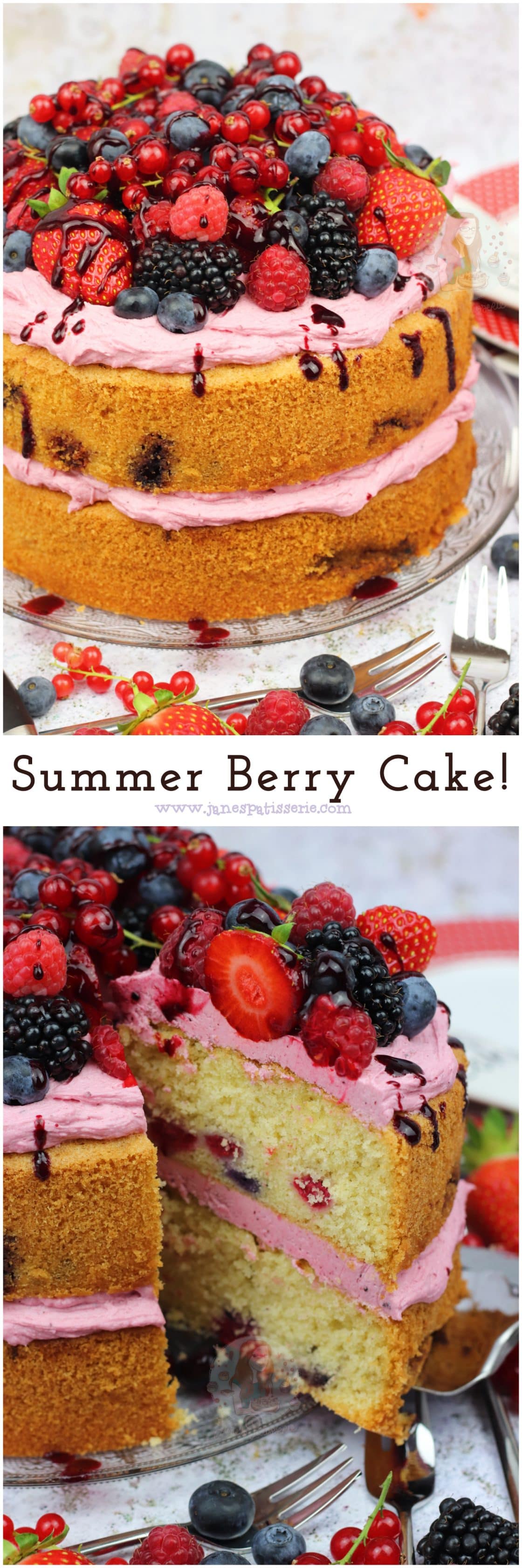Summer Berry Cake! - Jane's Patisserie