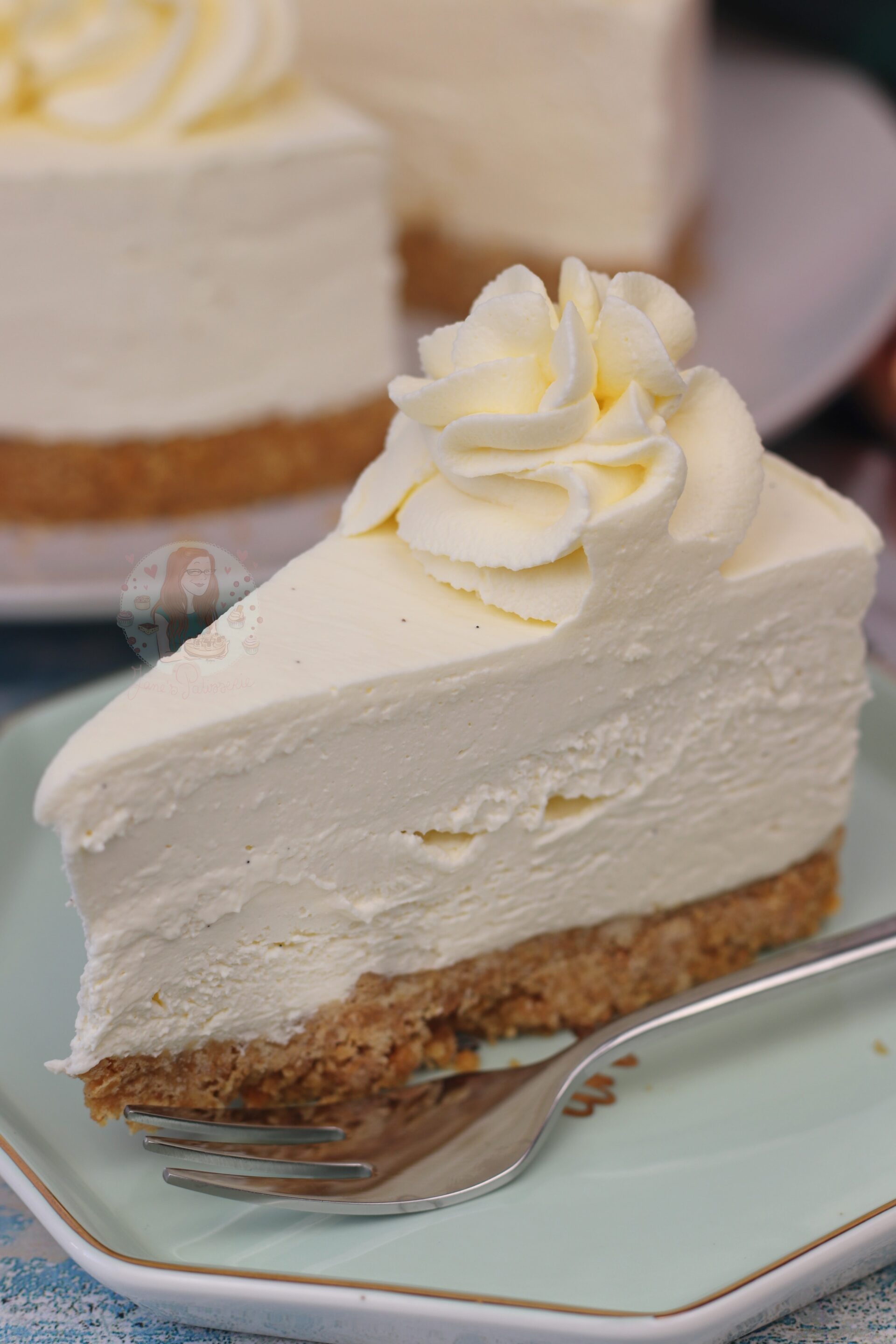 No-Bake Vanilla Cheesecake - Back to Basics! - Jane's Patisserie