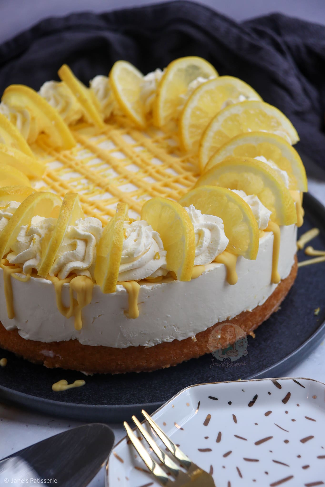 Lemon Drizzle Cheesecake! - Jane's Patisserie