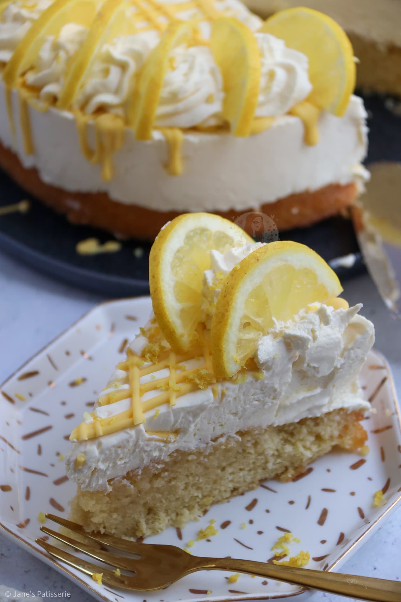 Lemon Drizzle Cheesecake! - Jane's Patisserie