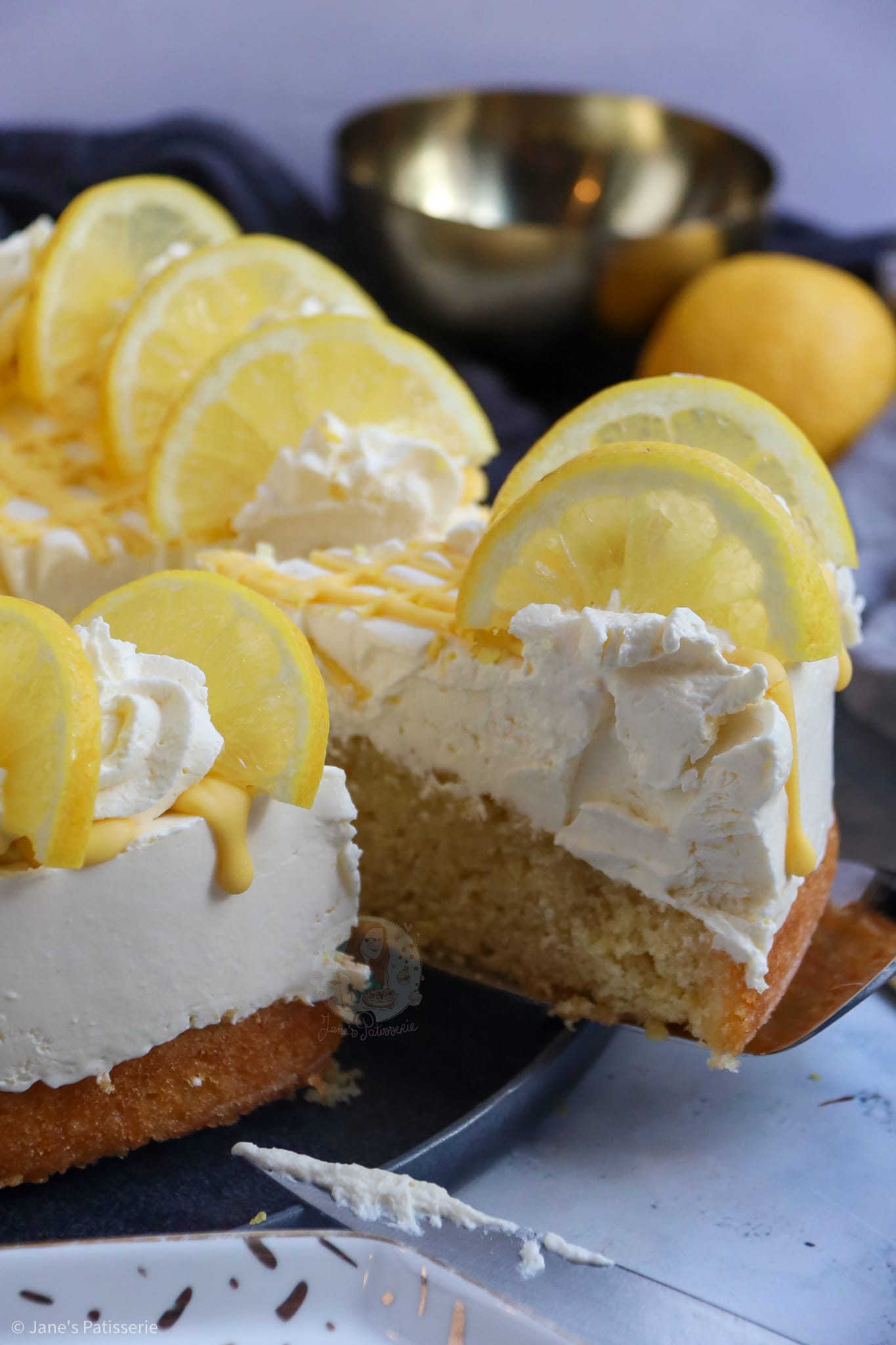 Lemon Drizzle Cheesecake! - Jane's Patisserie