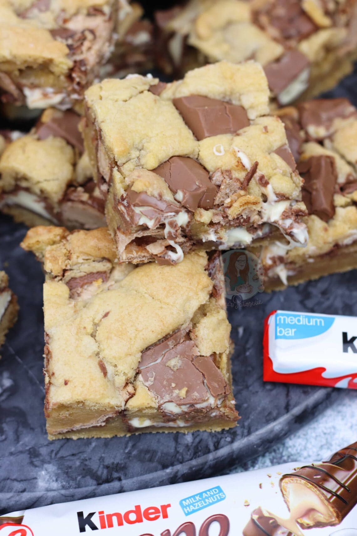 Kinder Bueno Cookie Bars! - Jane's Patisserie