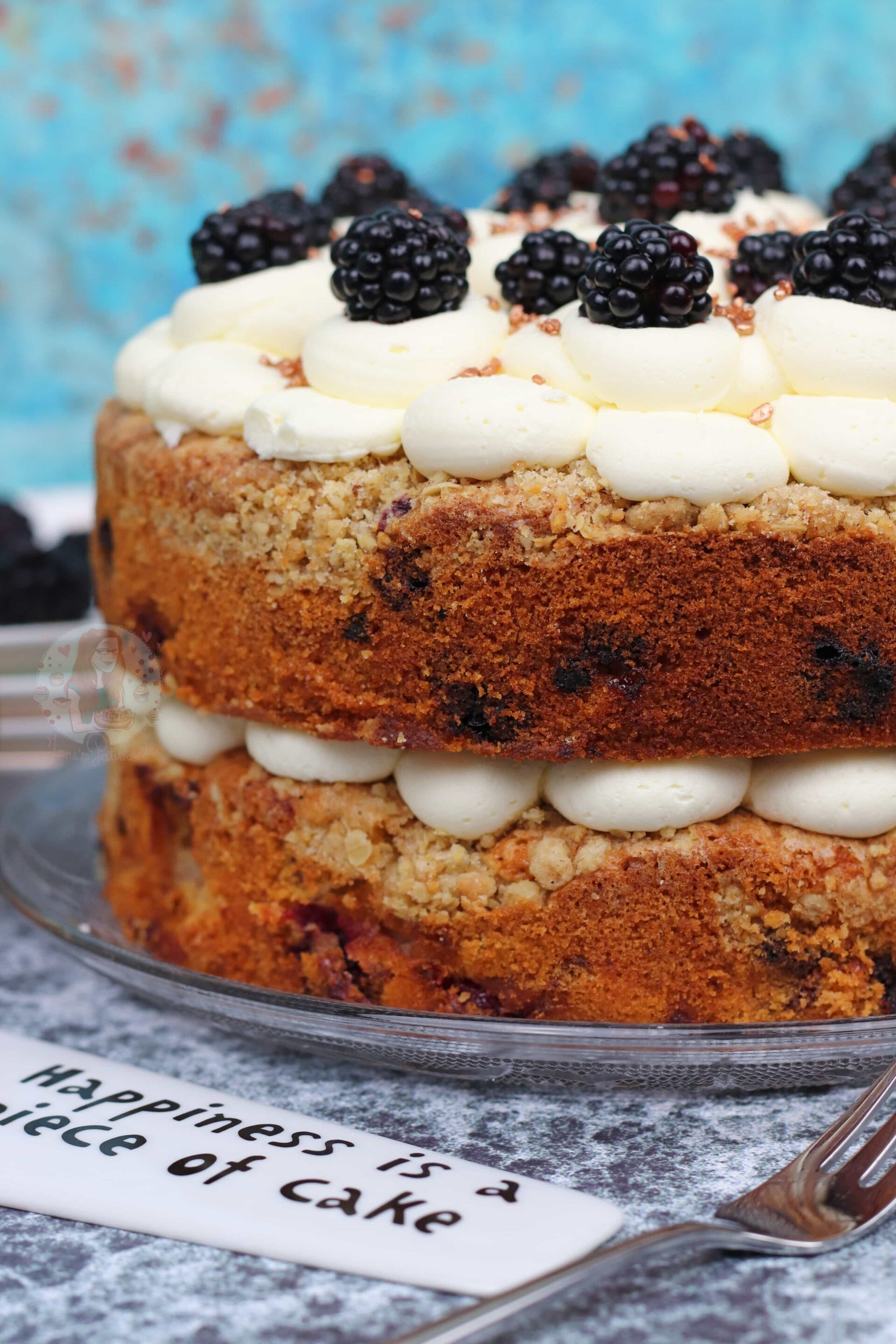 Apple Blackberry Crumble Cake! - Jane's Patisserie