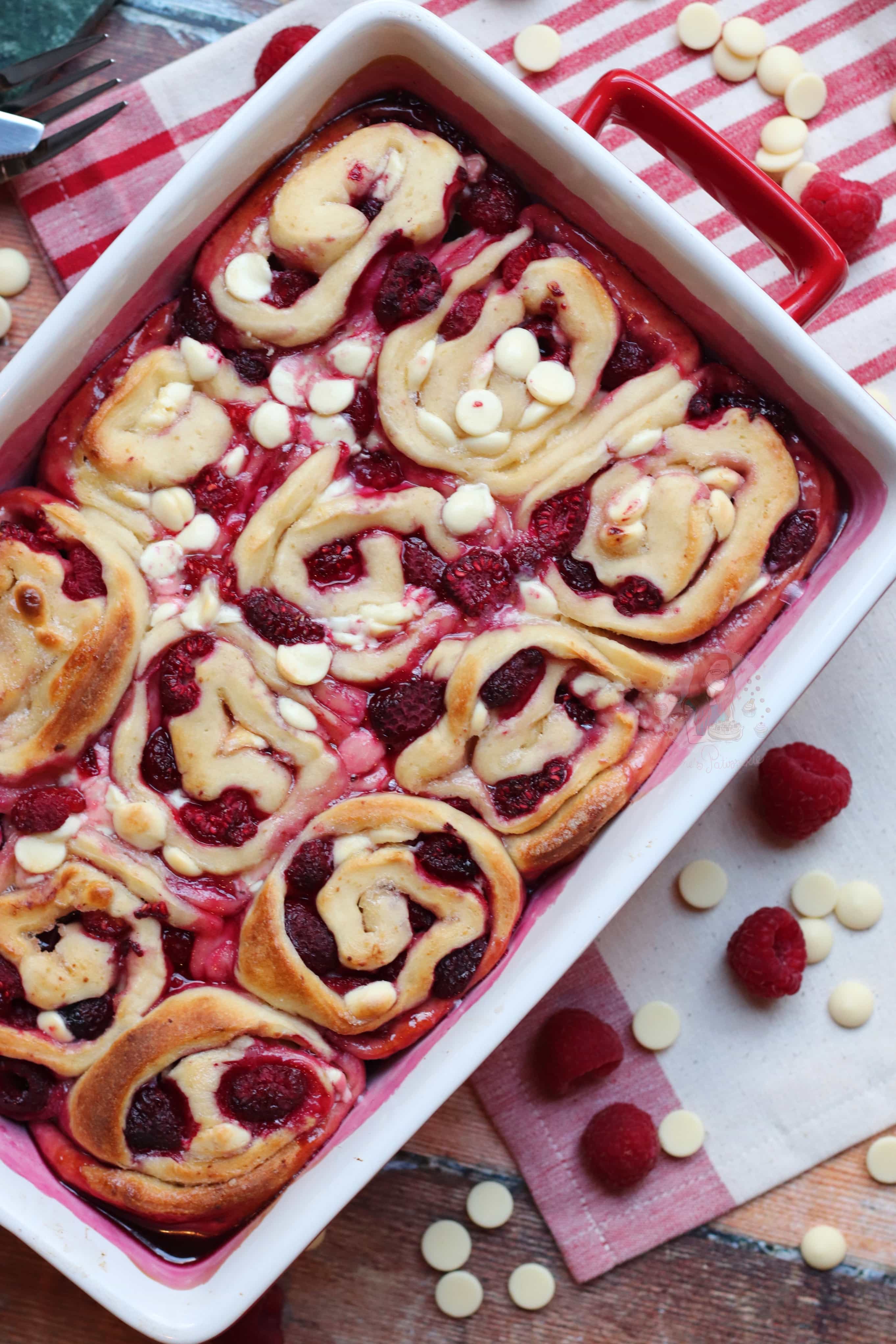 White Chocolate Raspberry Rolls! - Jane's Patisserie