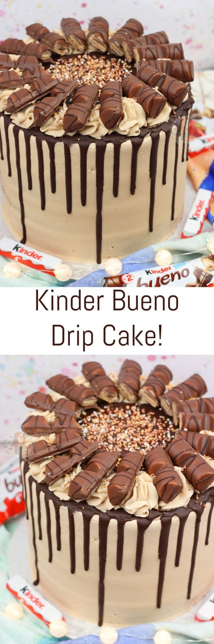 Kinder Bueno Drip Cake! - Jane's Patisserie