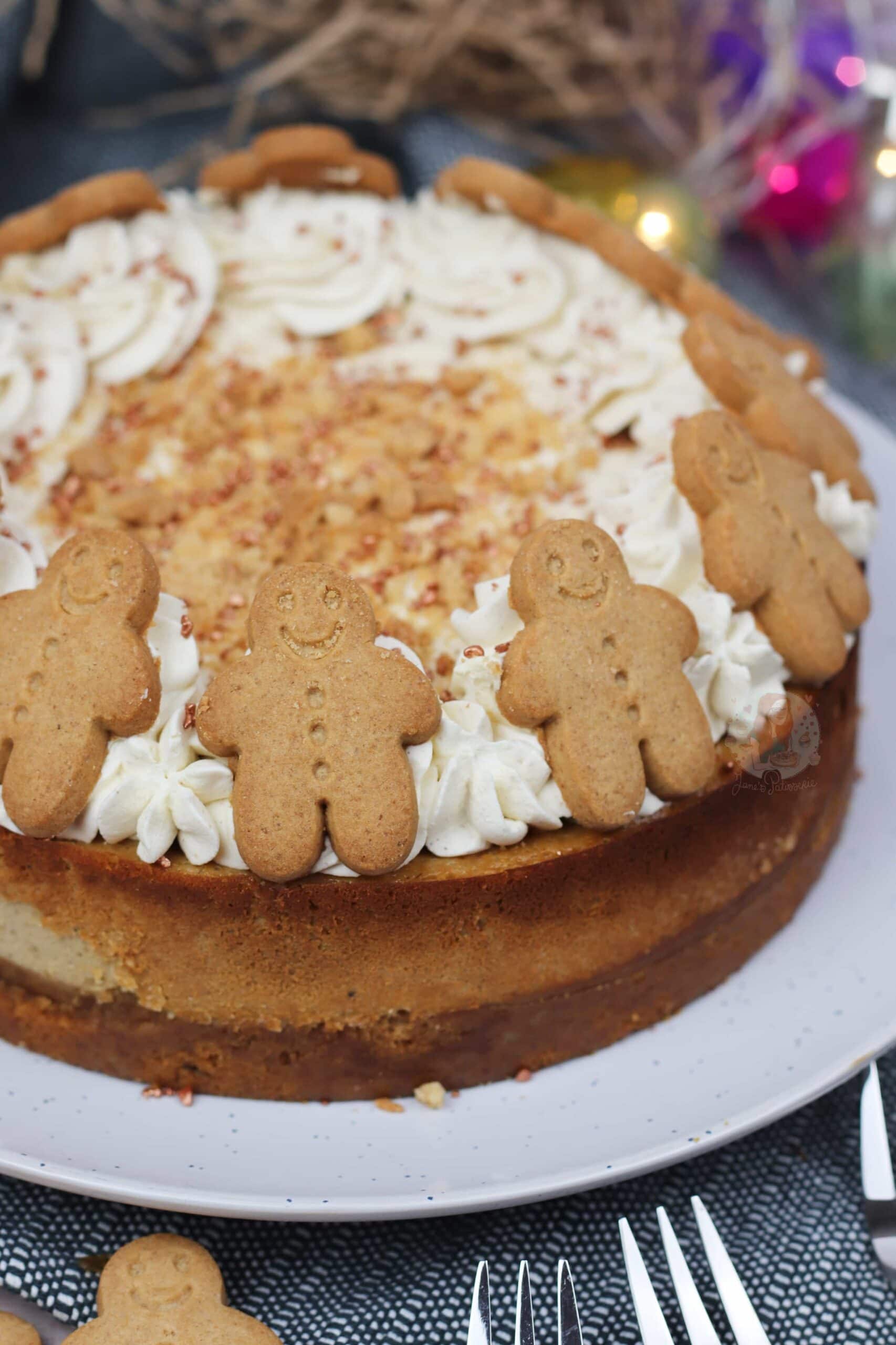 Baked Gingerbread Cheesecake! - Jane's Patisserie