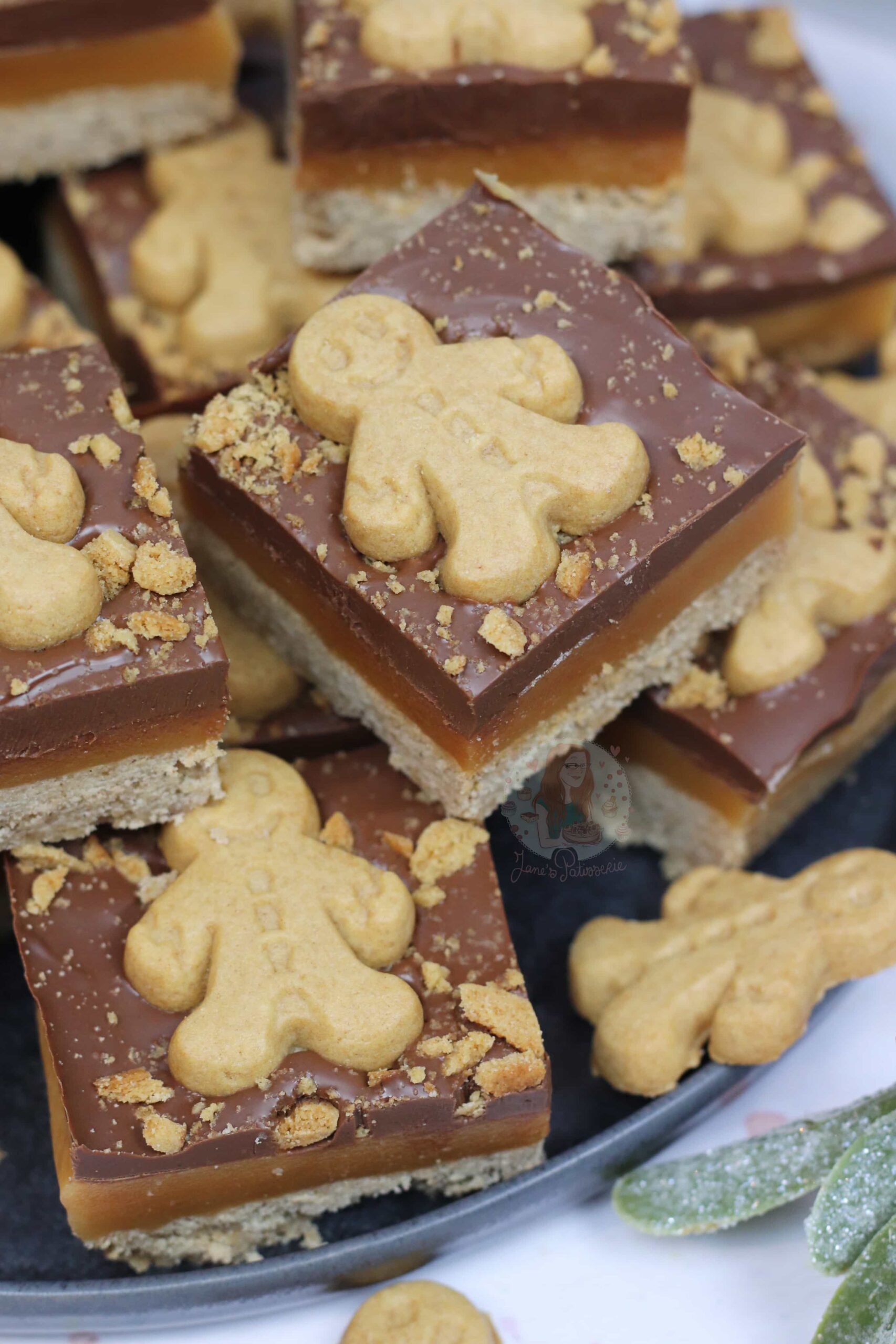 Gingerbread Millionaires Shortbread! - Jane's Patisserie