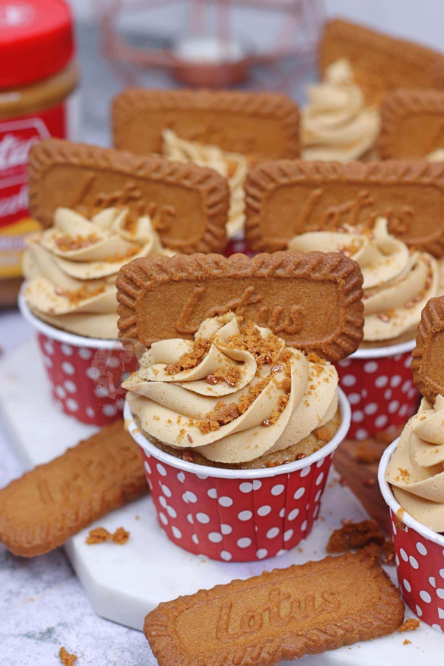 Vegan Biscoff Cupcakes! - Jane's Patisserie