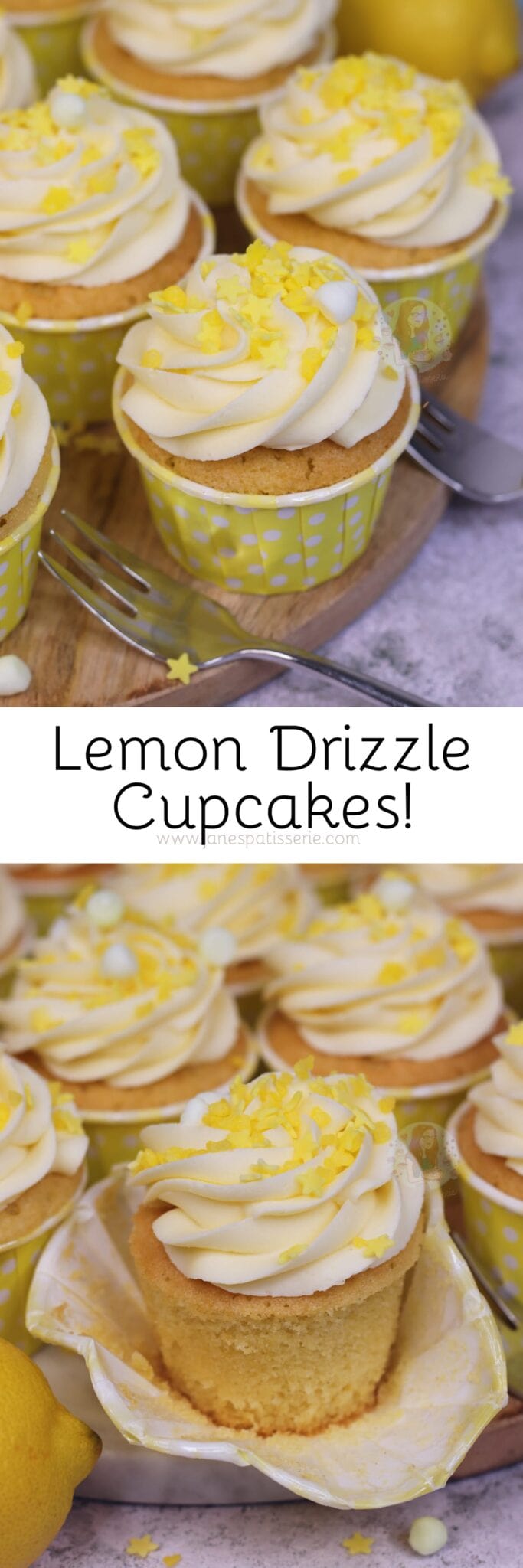 Lemon Drizzle Cupcakes! - Jane's Patisserie