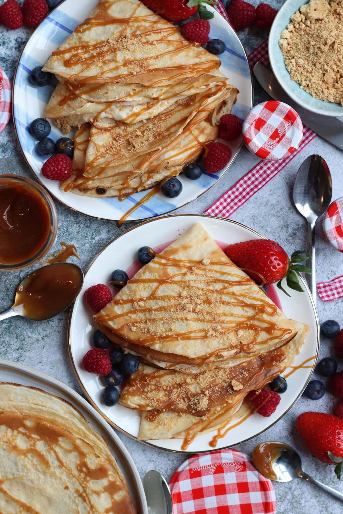 Salted Caramel Cheesecake Crêpes! - AD - Jane's Patisserie