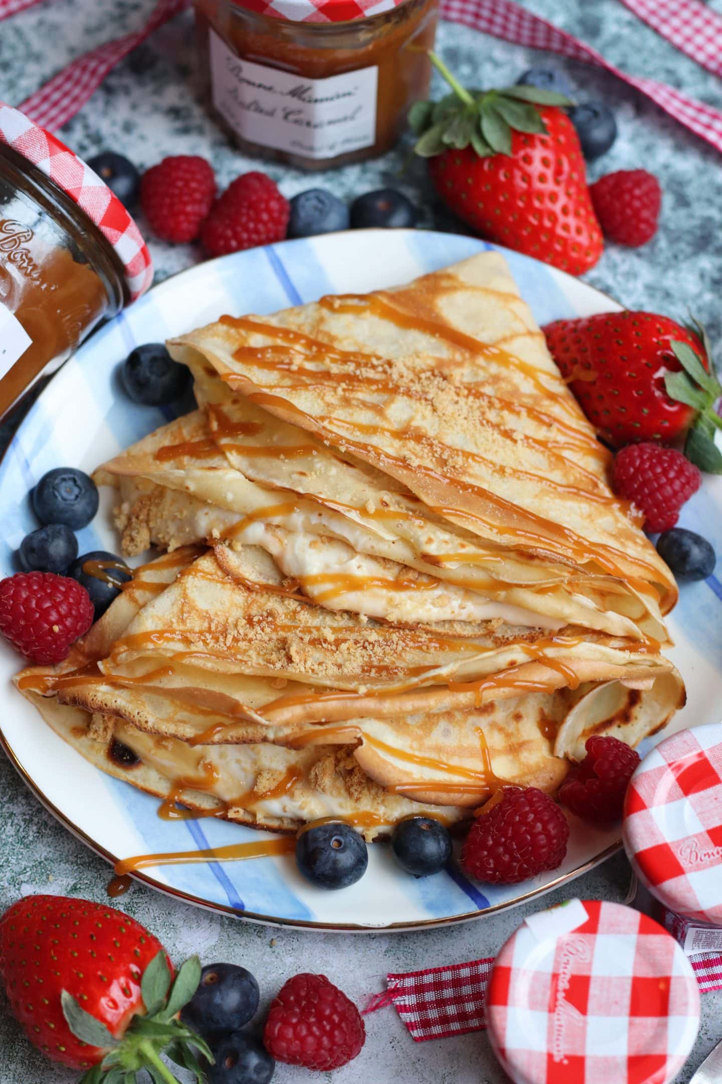 Salted Caramel Cheesecake Crêpes! - AD - Jane's Patisserie