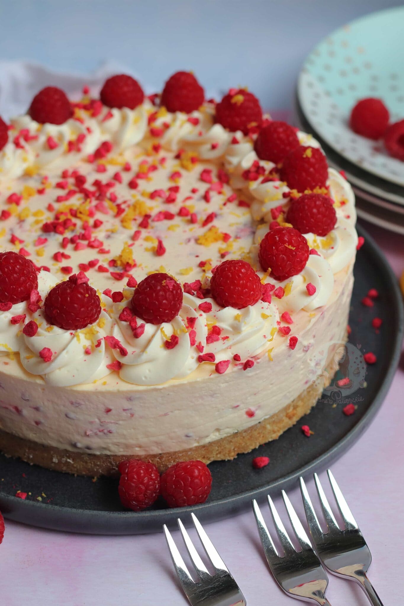 Lemon Raspberry Cheesecake! - Jane's Patisserie