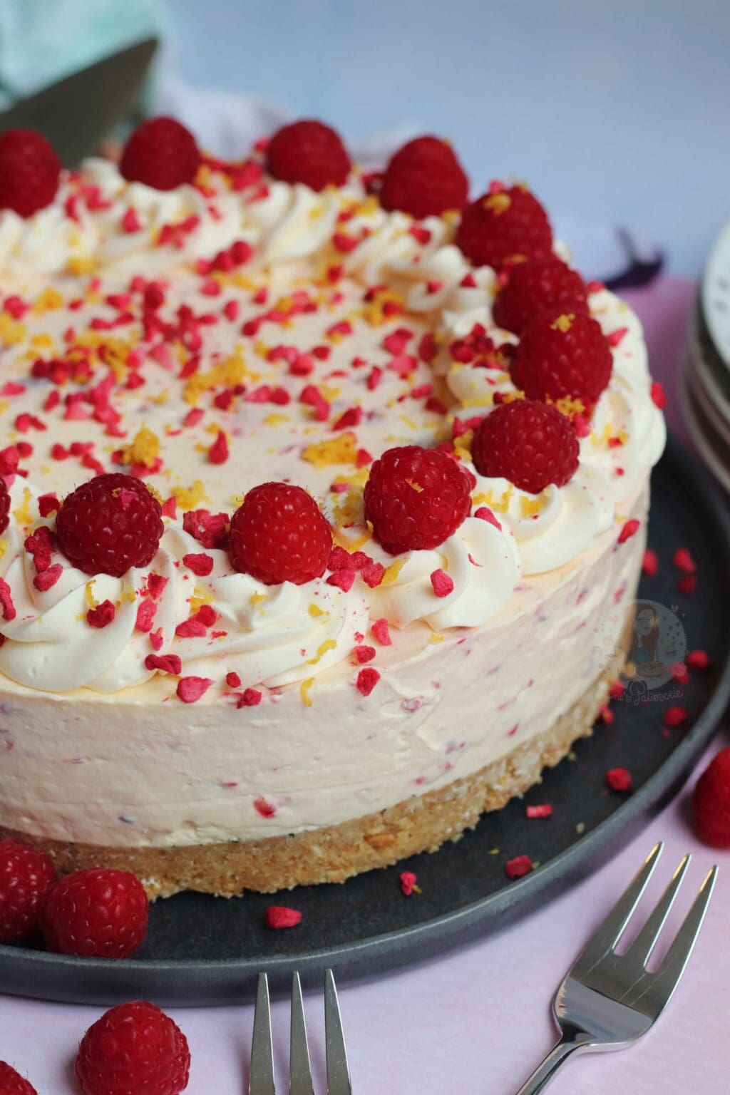 Lemon Raspberry Cheesecake! - Jane's Patisserie