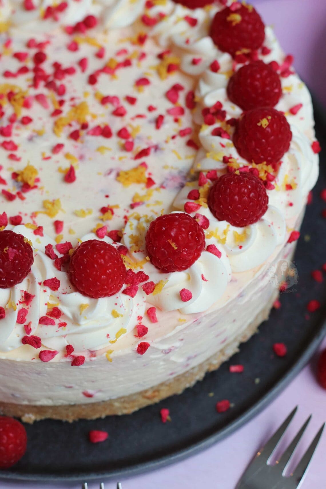 Lemon Raspberry Cheesecake! - Jane's Patisserie