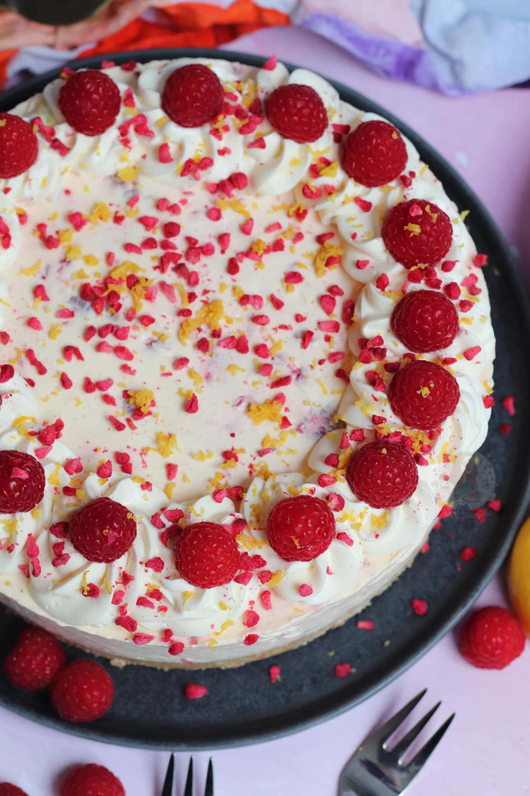 Lemon Raspberry Cheesecake! - Jane's Patisserie