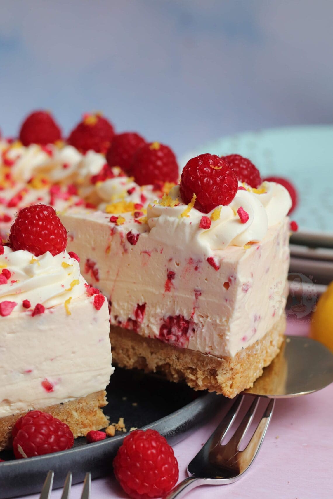 Lemon Raspberry Cheesecake! - Jane's Patisserie