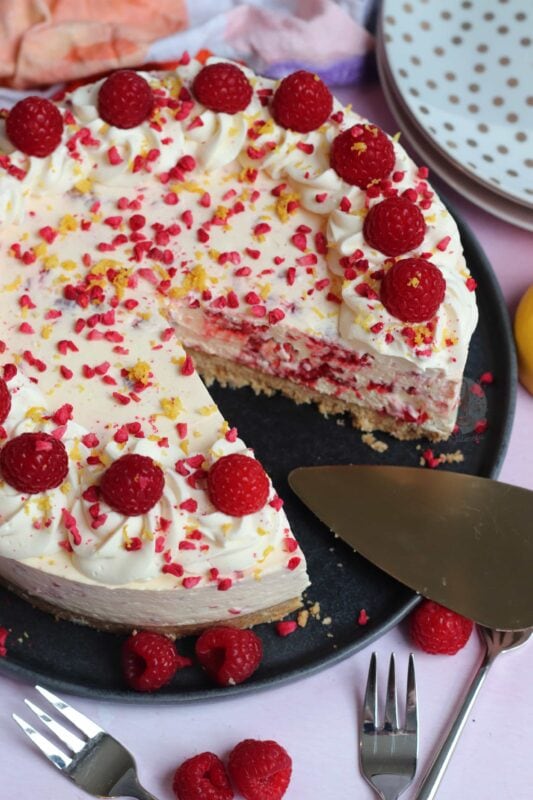 Lemon Raspberry Cheesecake! - Jane's Patisserie