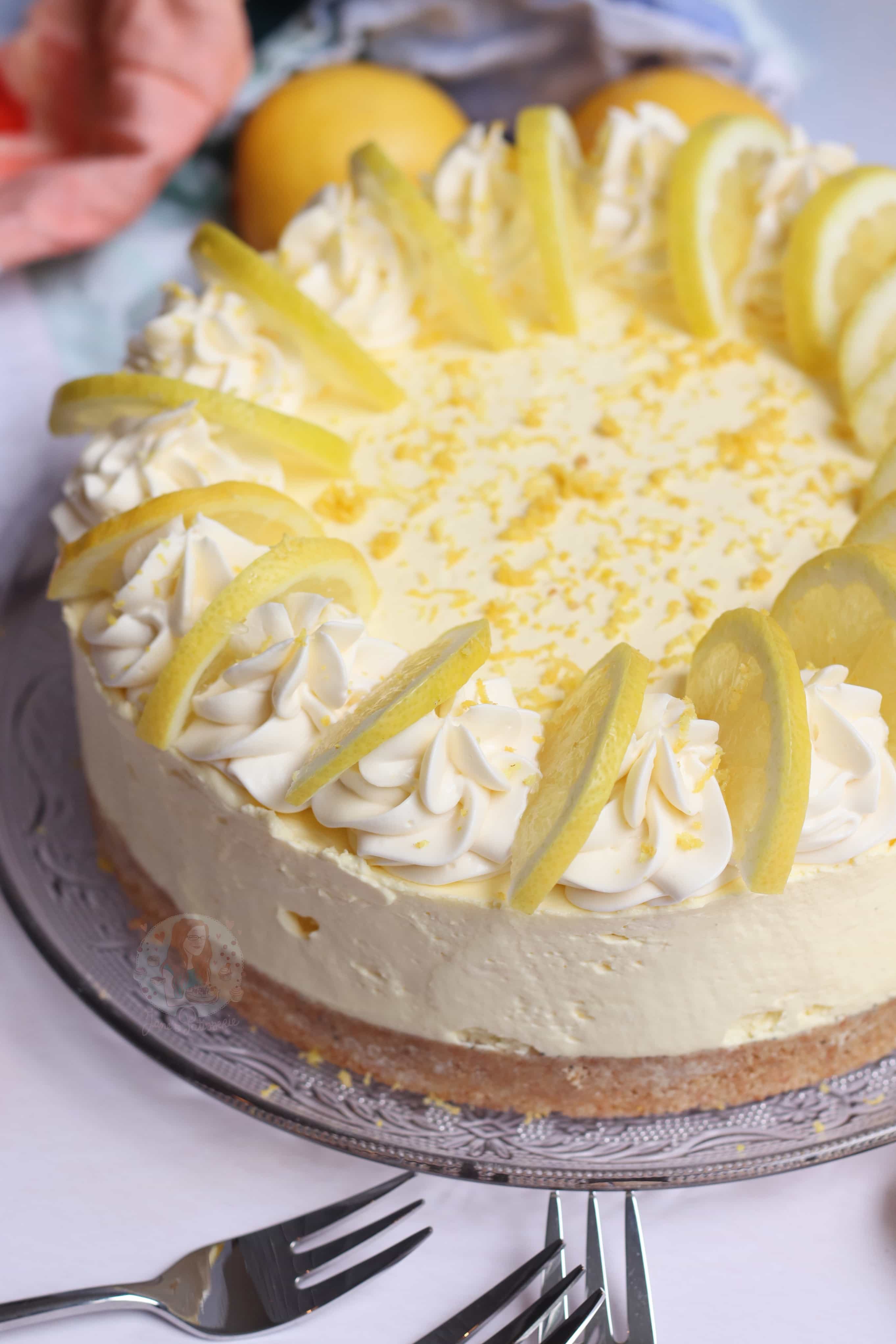 No Bake Lemon Cheesecake Back To Basics Jane s Patisserie