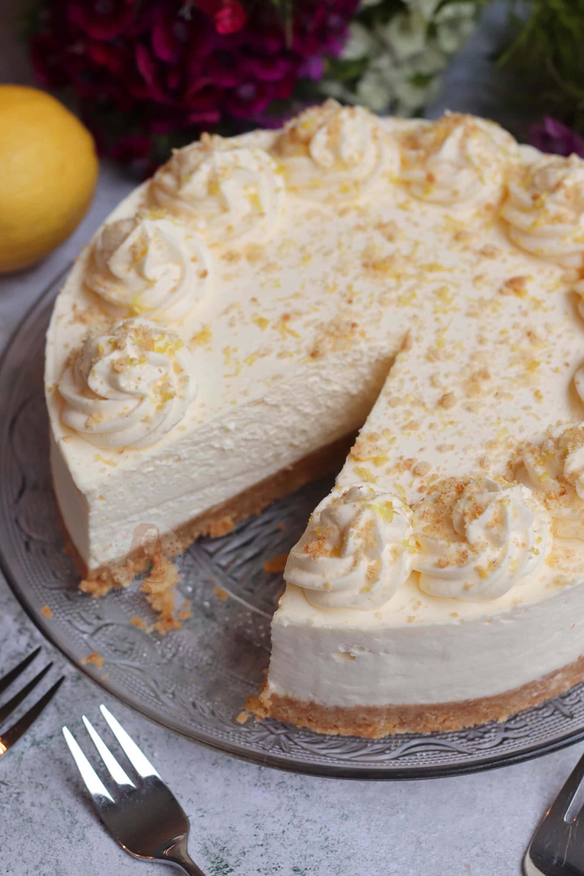 Lemon and Elderflower Cheesecake! - Jane's Patisserie