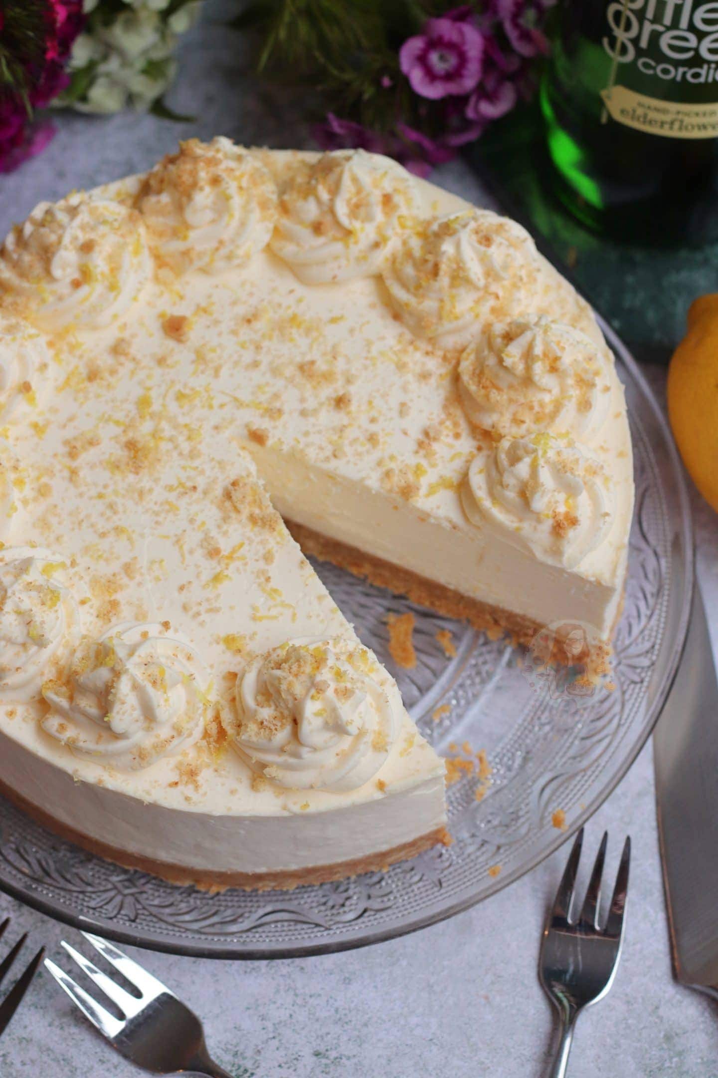 Lemon and Elderflower Cheesecake! - Jane's Patisserie