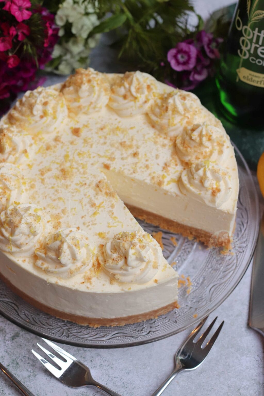 Lemon and Elderflower Cheesecake! - Jane's Patisserie