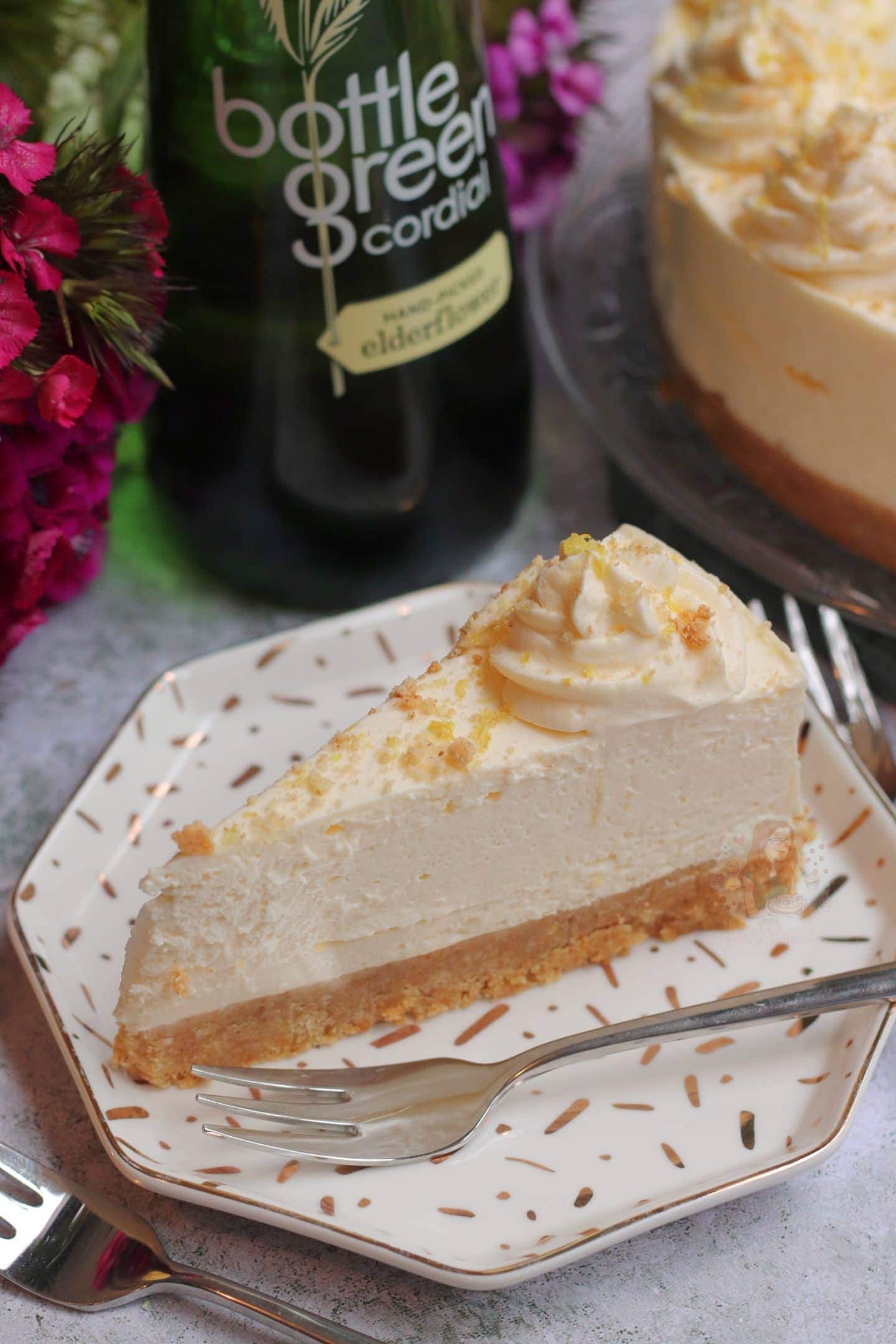 Lemon and Elderflower Cheesecake! - Jane's Patisserie