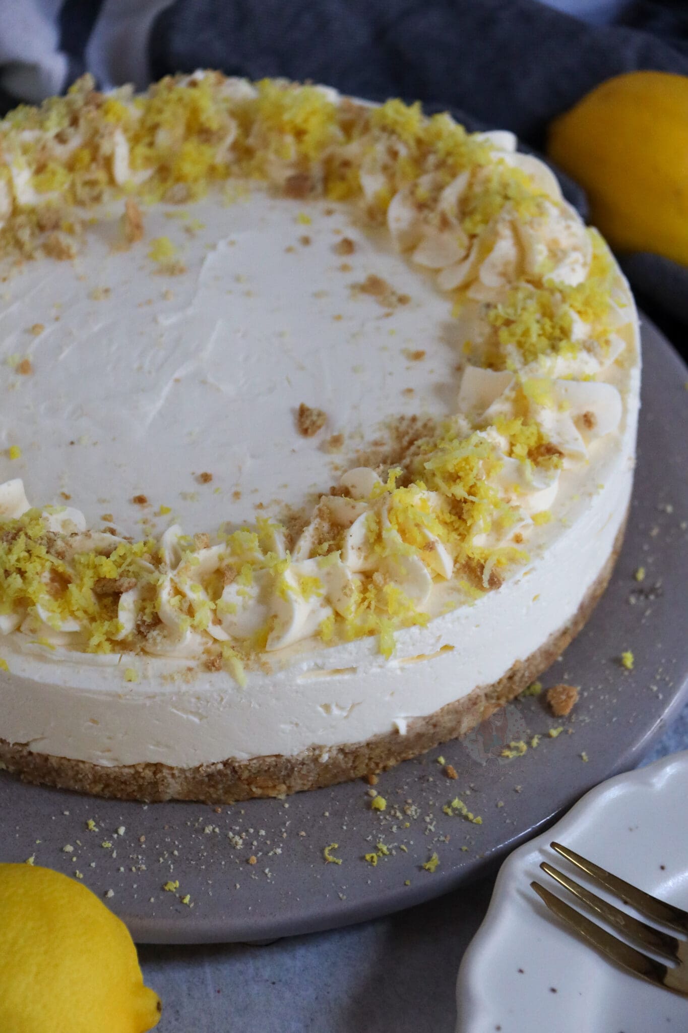 Lemon and Elderflower Cheesecake! - Jane's Patisserie