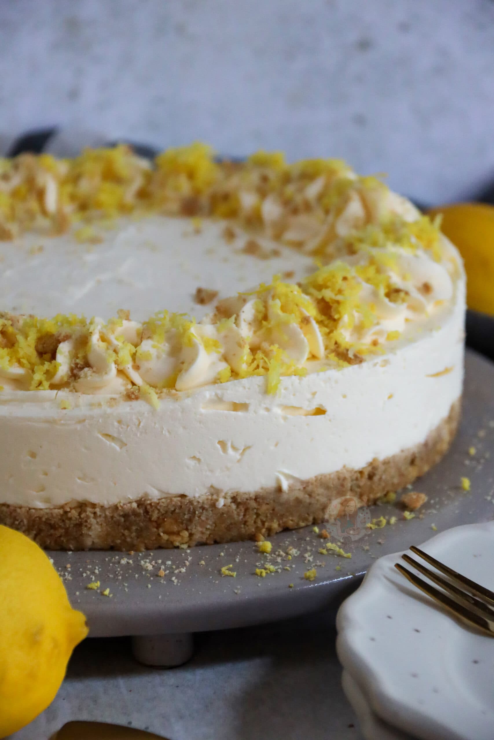 Lemon and Elderflower Cheesecake! - Jane's Patisserie