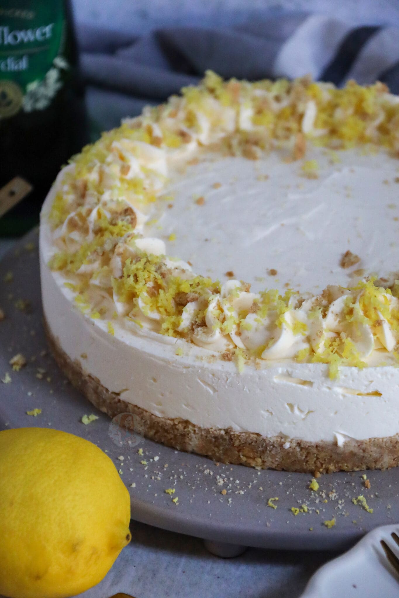 Lemon and Elderflower Cheesecake! - Jane's Patisserie