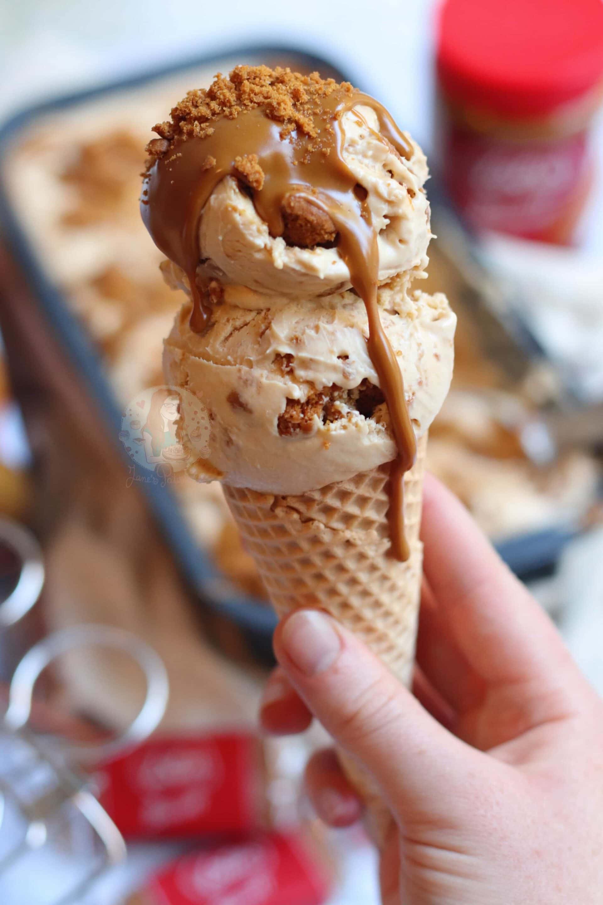 Biscoff Ice Cream! - Jane's Patisserie