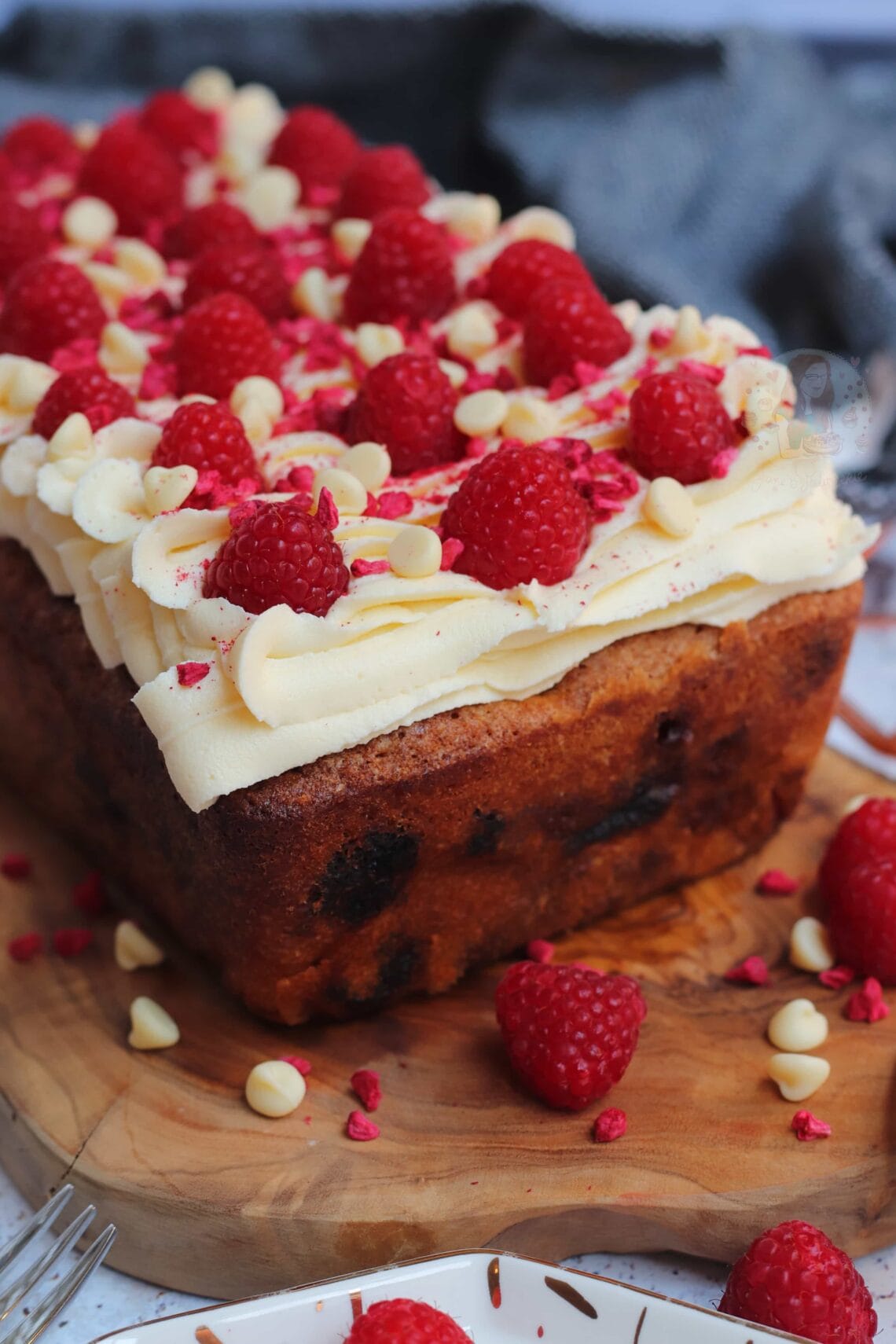 White Chocolate Raspberry Loaf Cake! - Jane's Patisserie