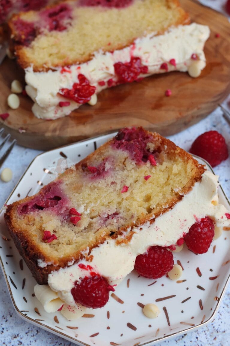 White Chocolate Raspberry Loaf Cake! - Jane's Patisserie