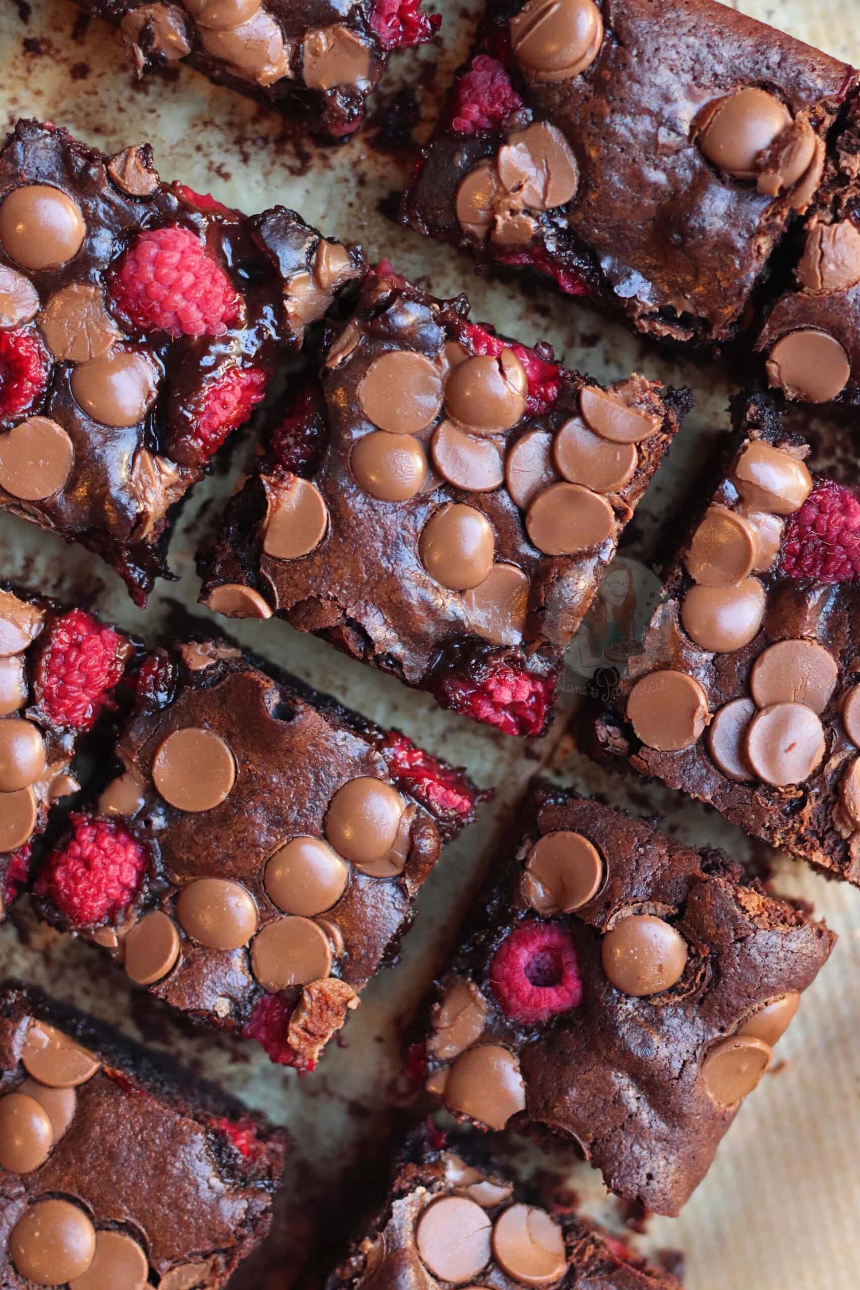 Raspberry Brownies! - Jane's Patisserie