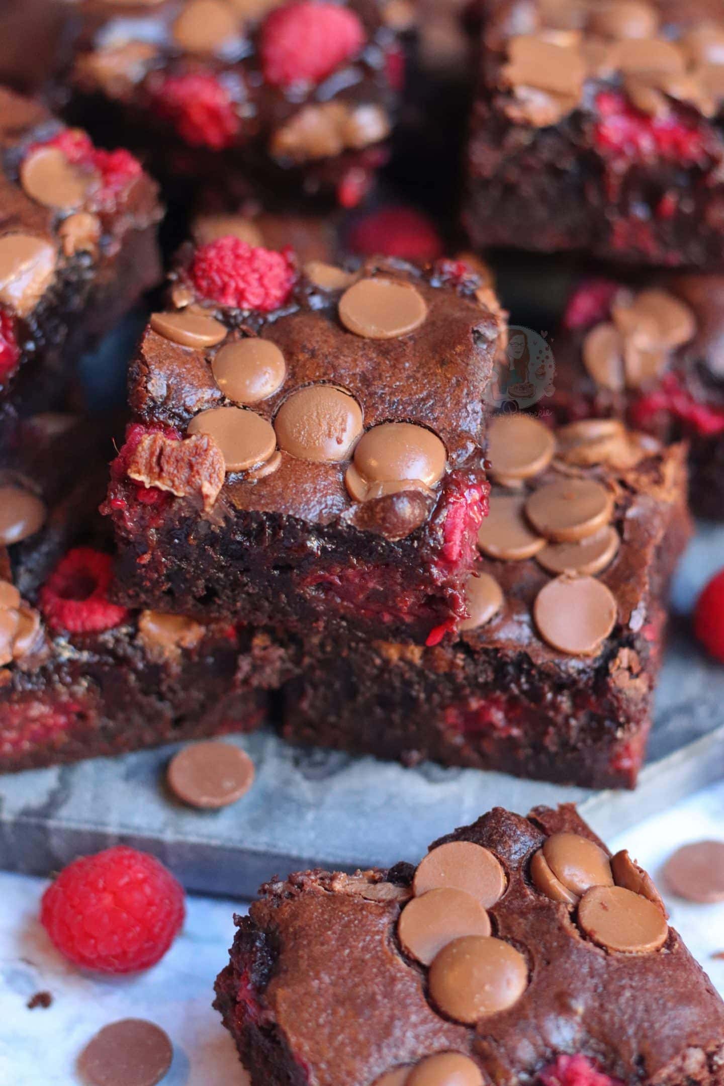 Raspberry Brownies! - Jane's Patisserie
