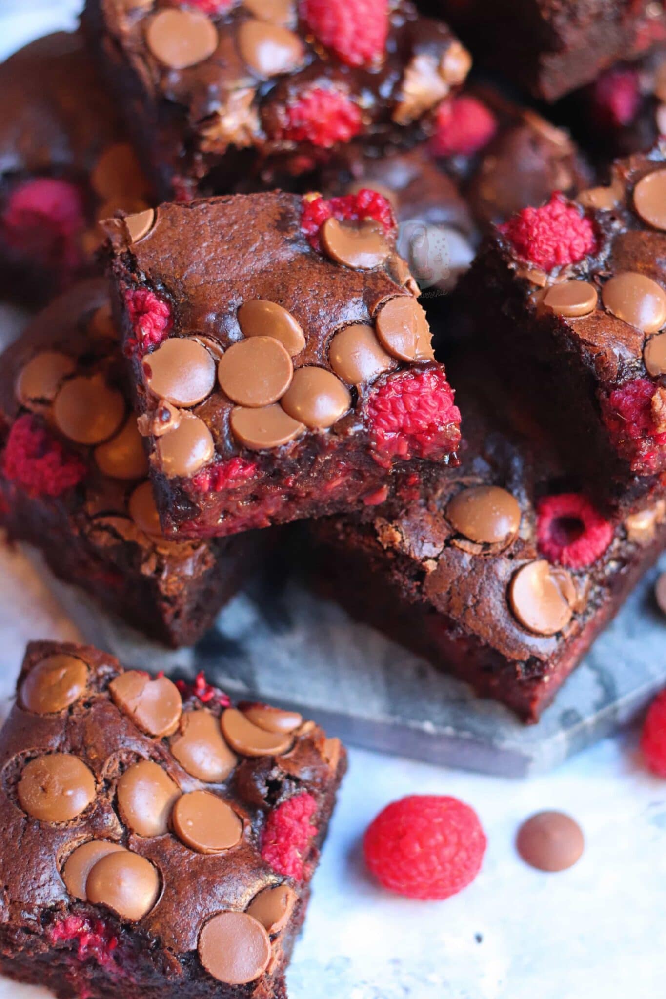 Raspberry Brownies! - Jane's Patisserie