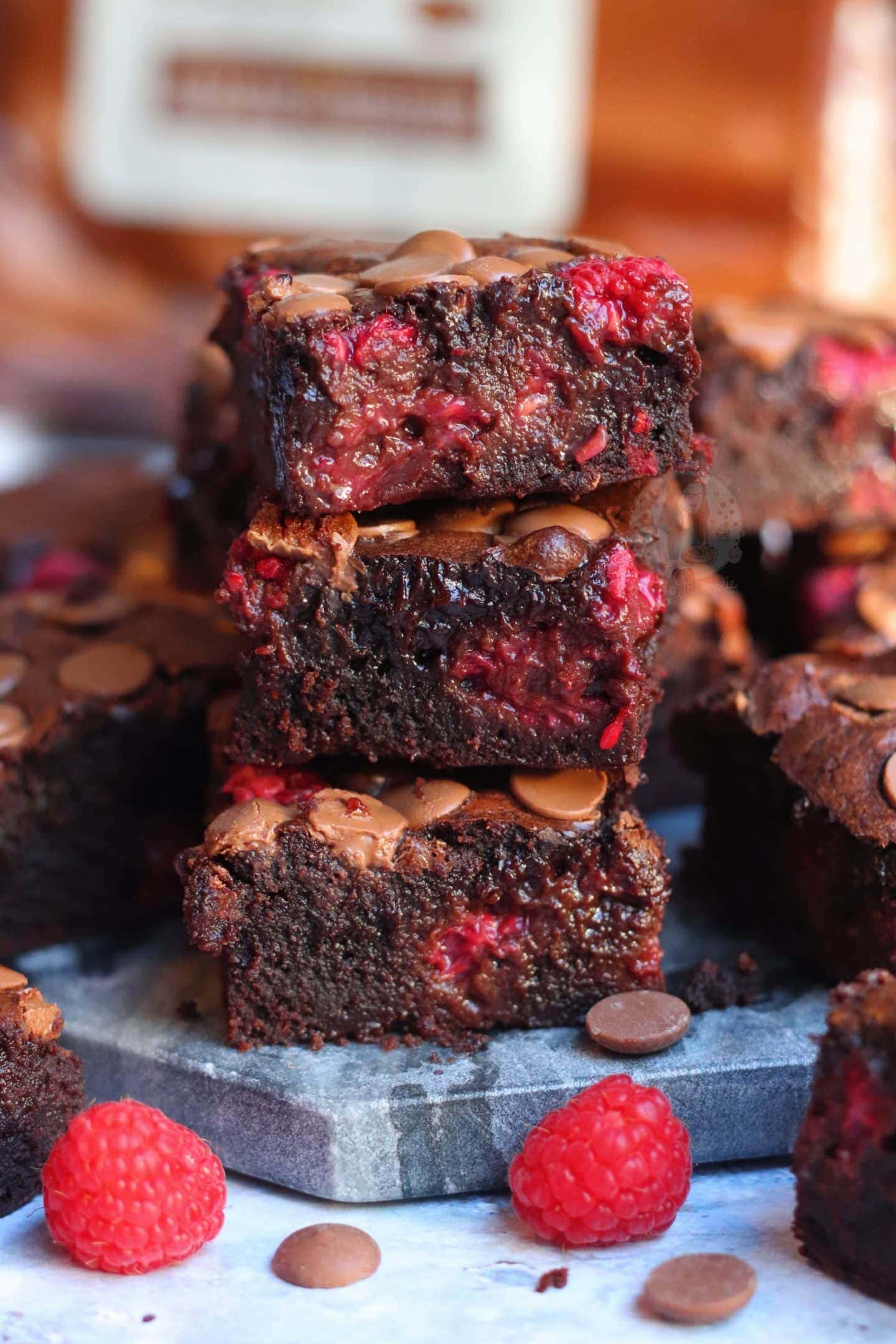 Raspberry Brownies! - Jane's Patisserie